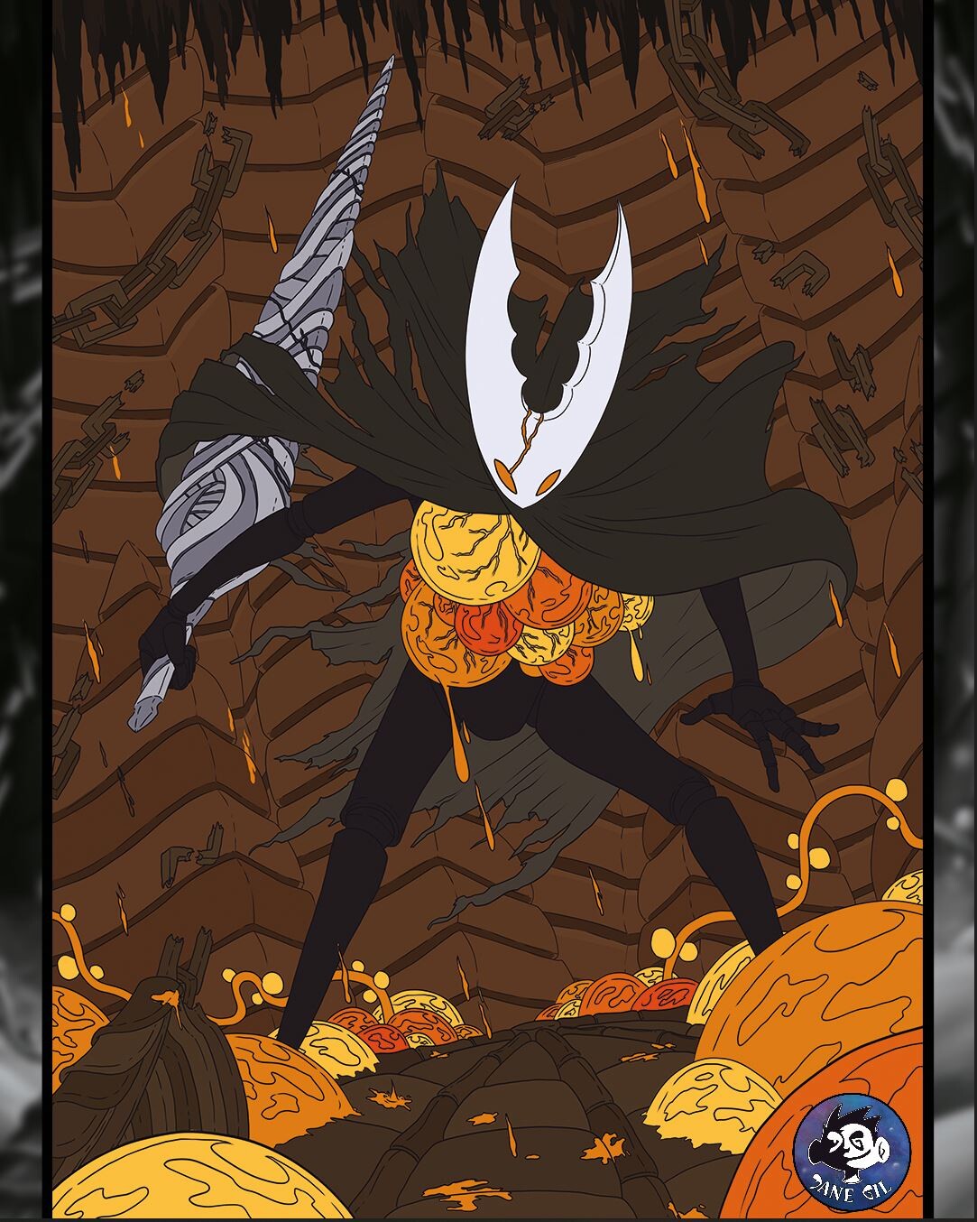 Daniel Gil Pérez - Sealed Vessel / Vasija sellada - Hollow Knight Fan Art