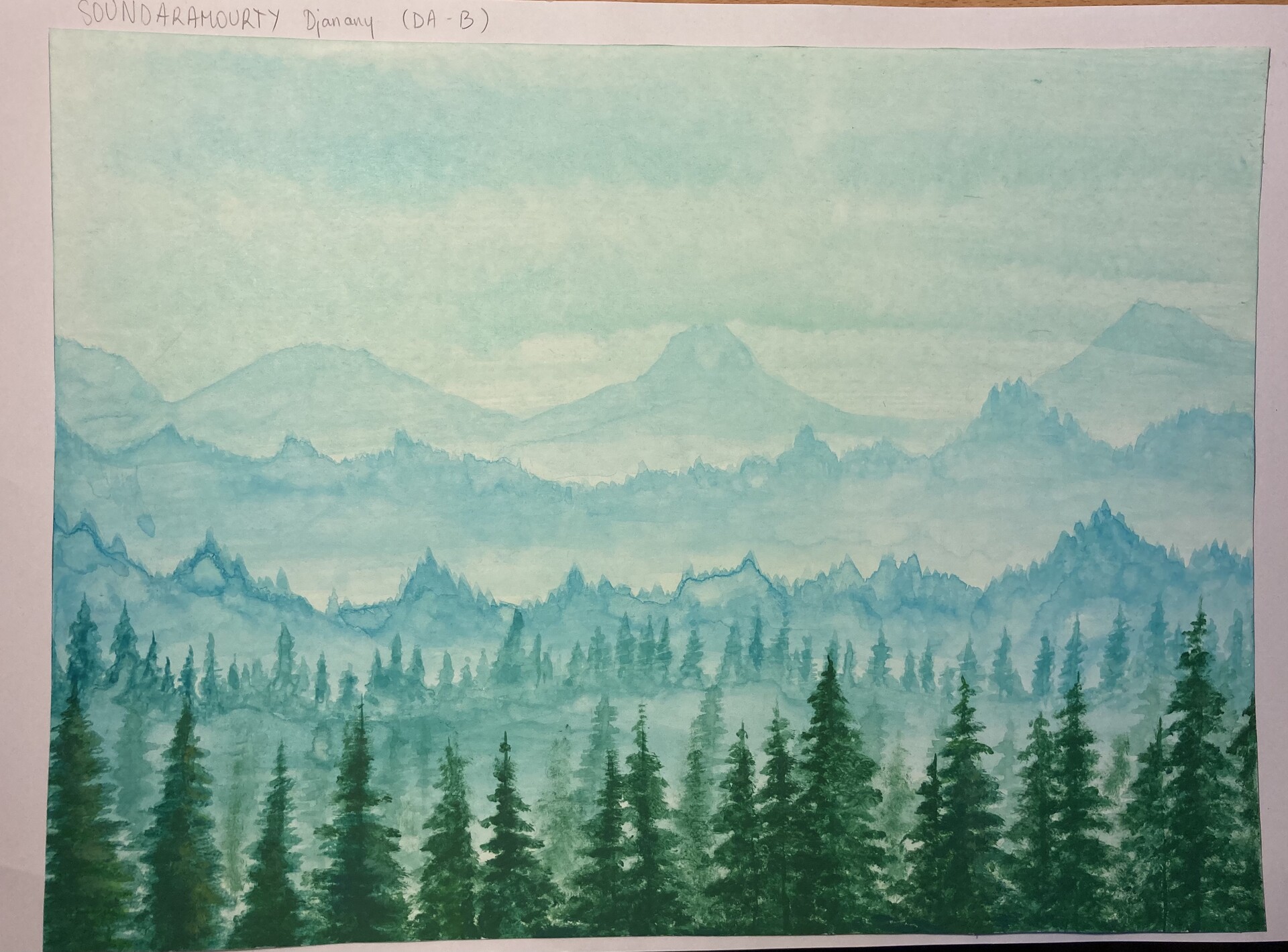 Atmospheric Perspective Painting