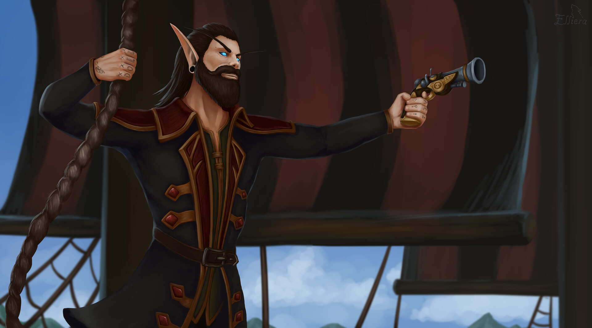 ArtStation - Pirate elf