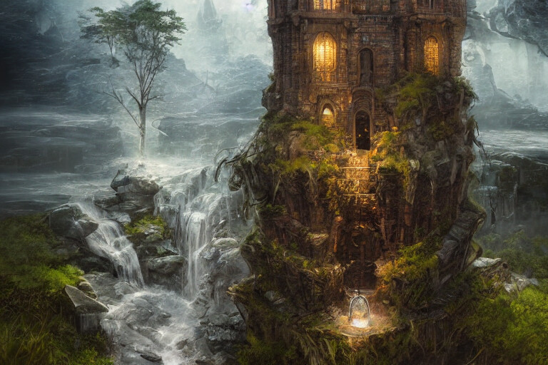 ArtStation - dark landscape