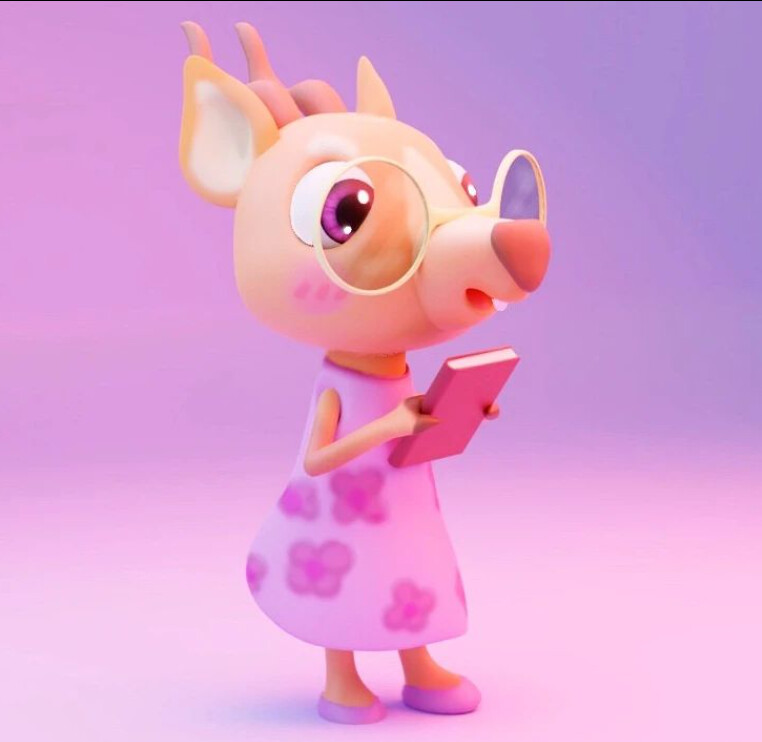 ArtStation - Day 56: Smart deer!!!