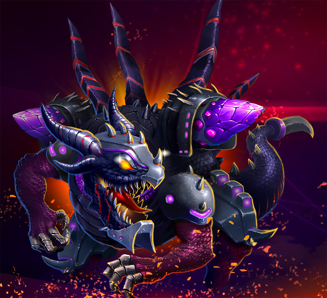 ArtStation - Mechanical dragon