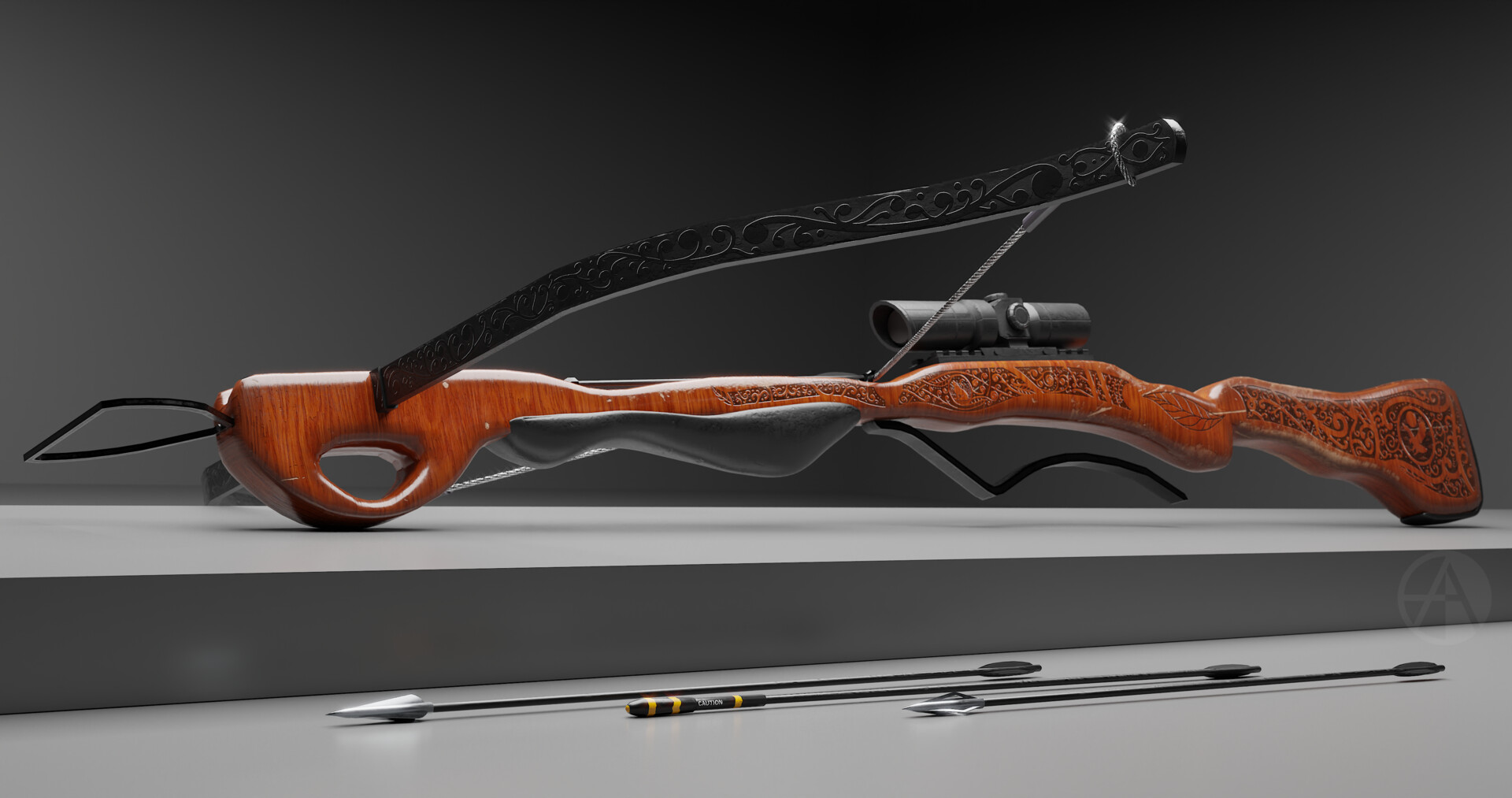 ArtStation - Medieval Retrofitted Crossbow