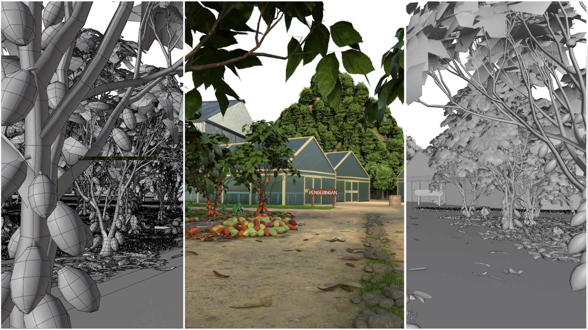 ArtStation - 3D Cocoa Farm