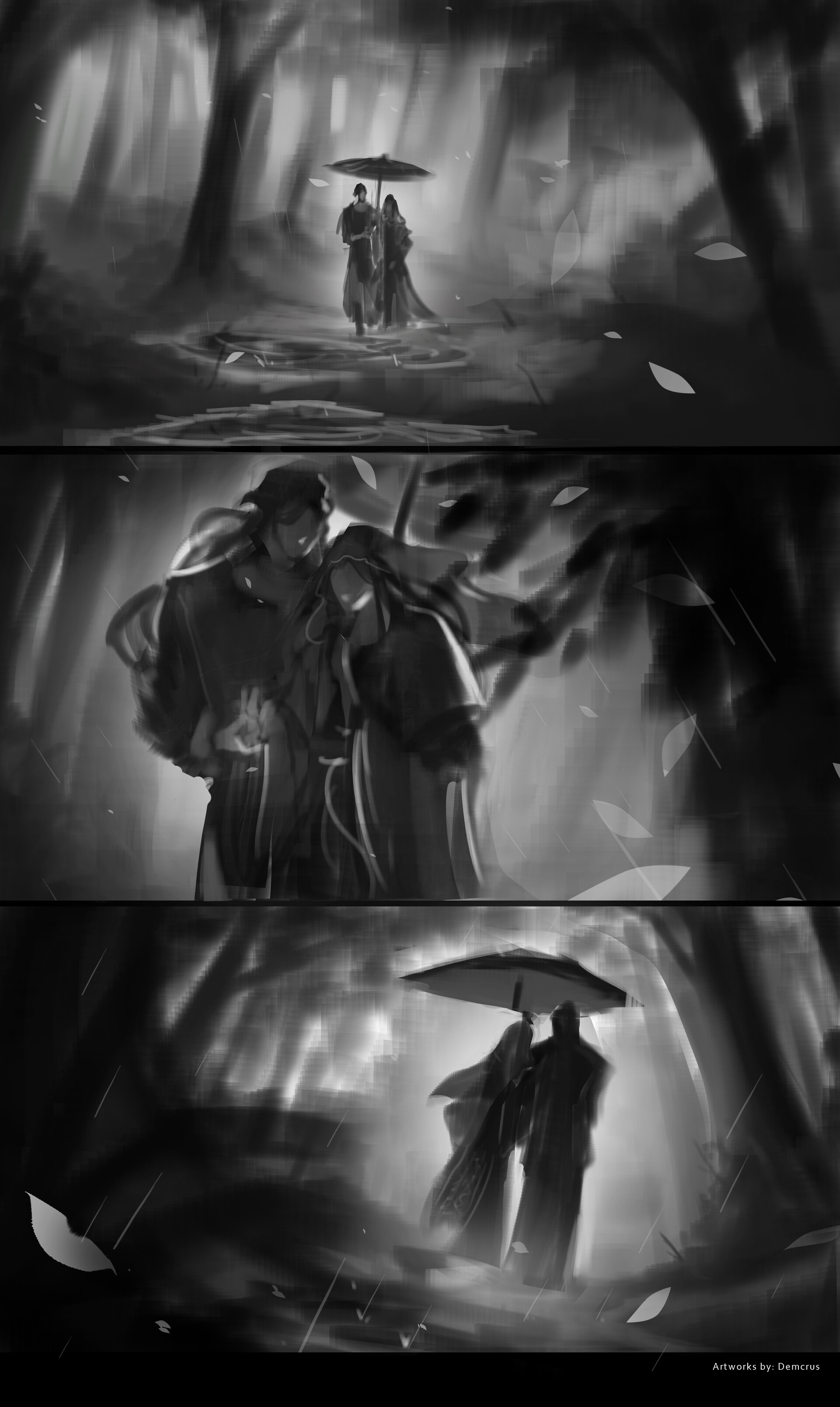 ArtStation - TGCF - Beneath the Crimson Rain thumbnails