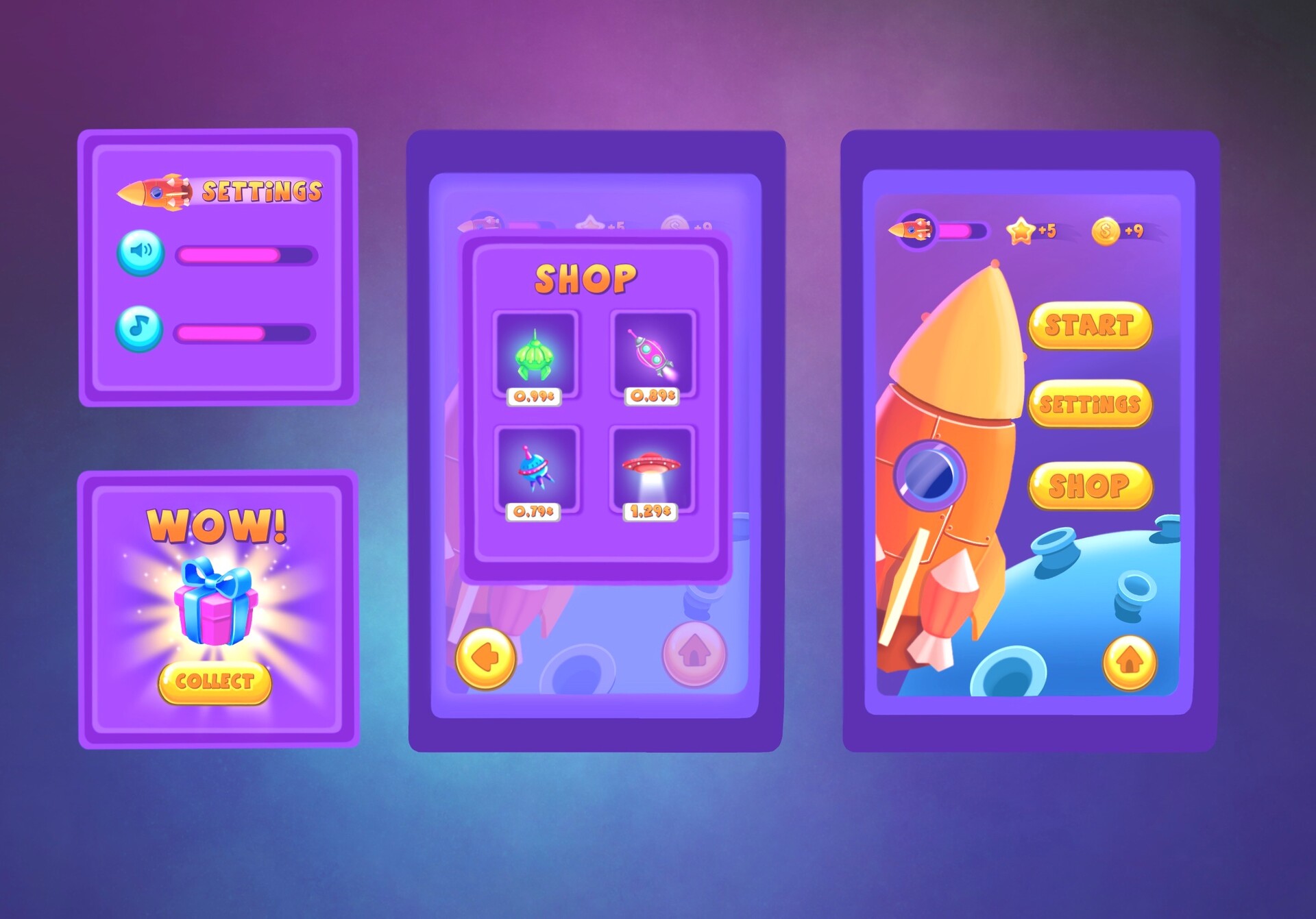 ArtStation - Game interface