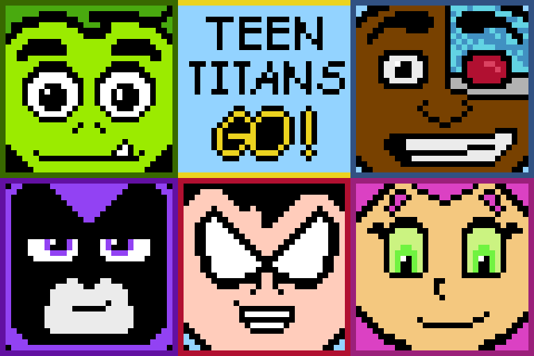 Biggietalks - PIXEL ART TITANS GO!