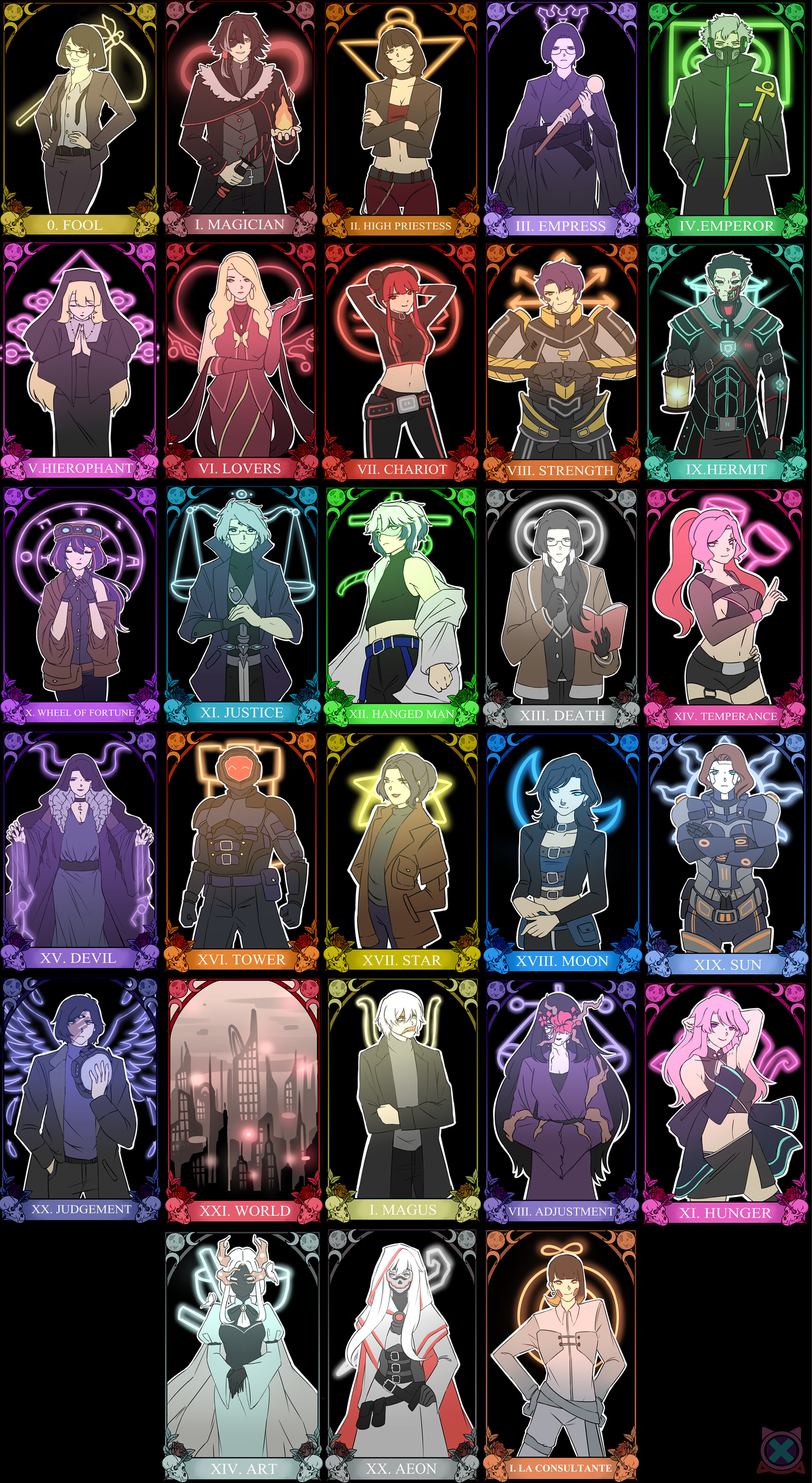 ArtStation - VTM SOTM Tarot Card Versions!