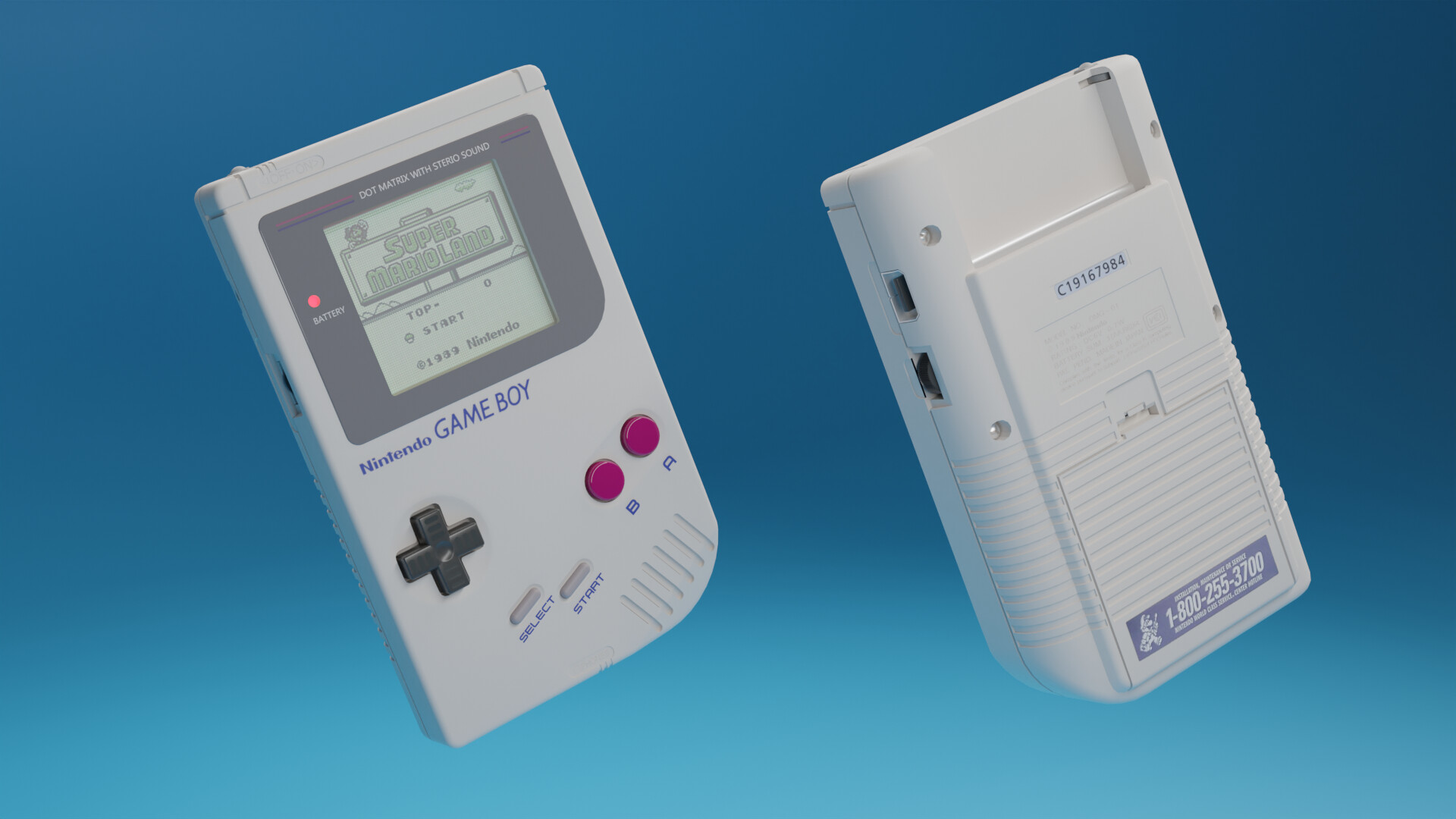 ArtStation - GameBoy DMG-01