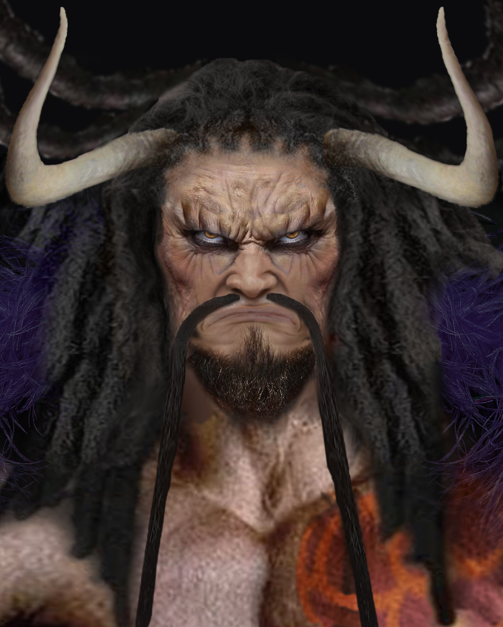 ArtStation - Kaido realistic portrait