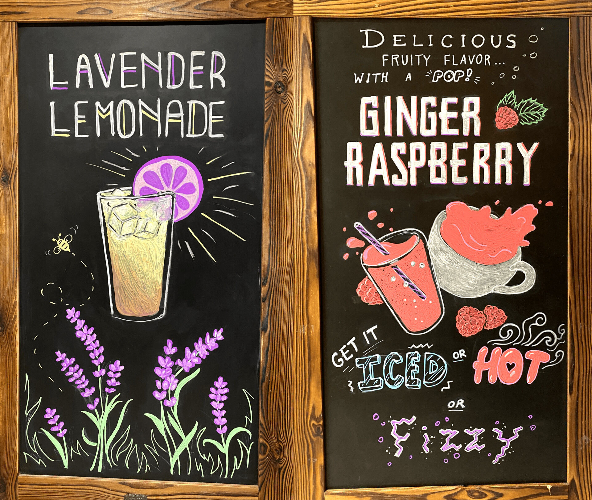 ArtStation - Café Chalk Art (2021-2022)