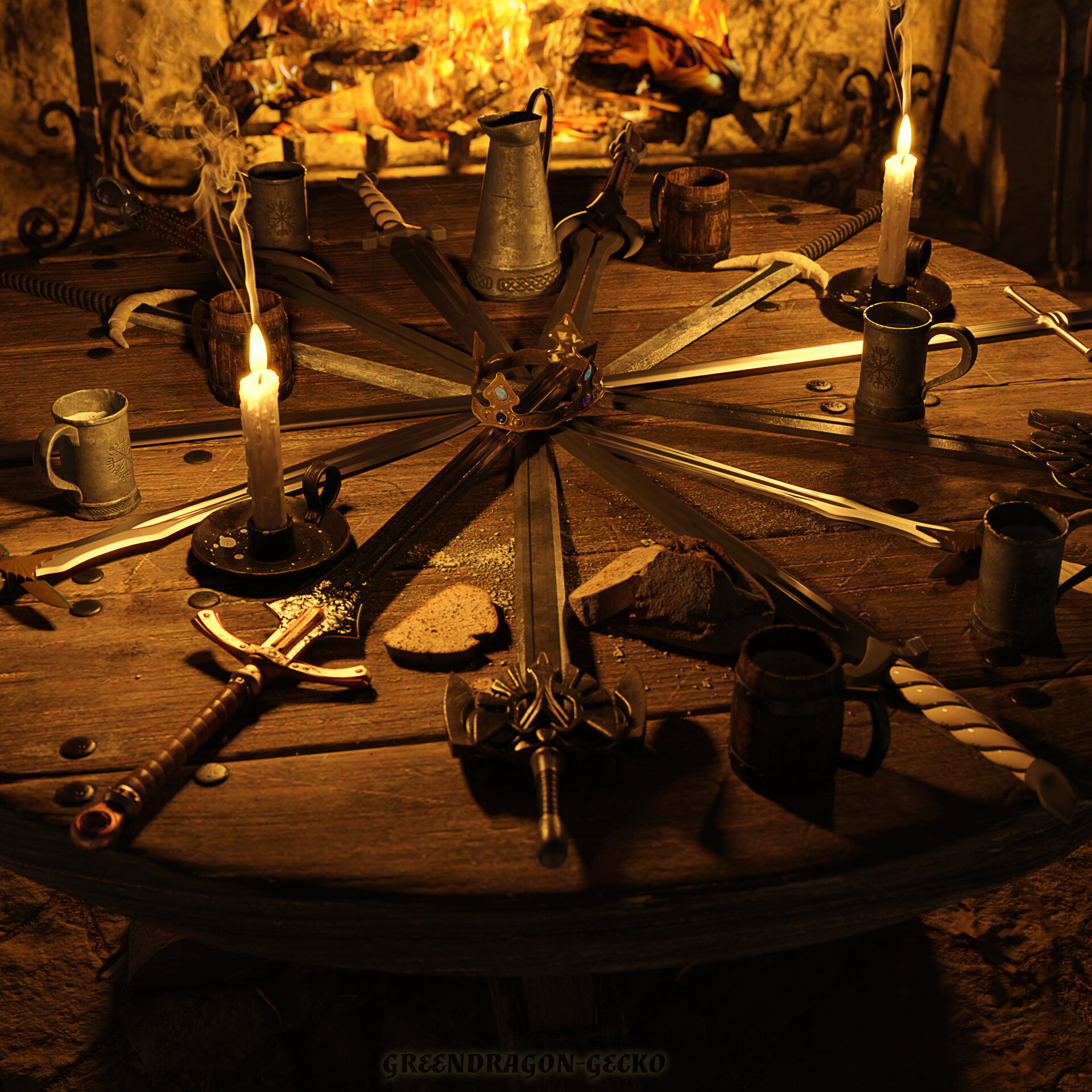 ArtStation - Legend of Arthurs round table