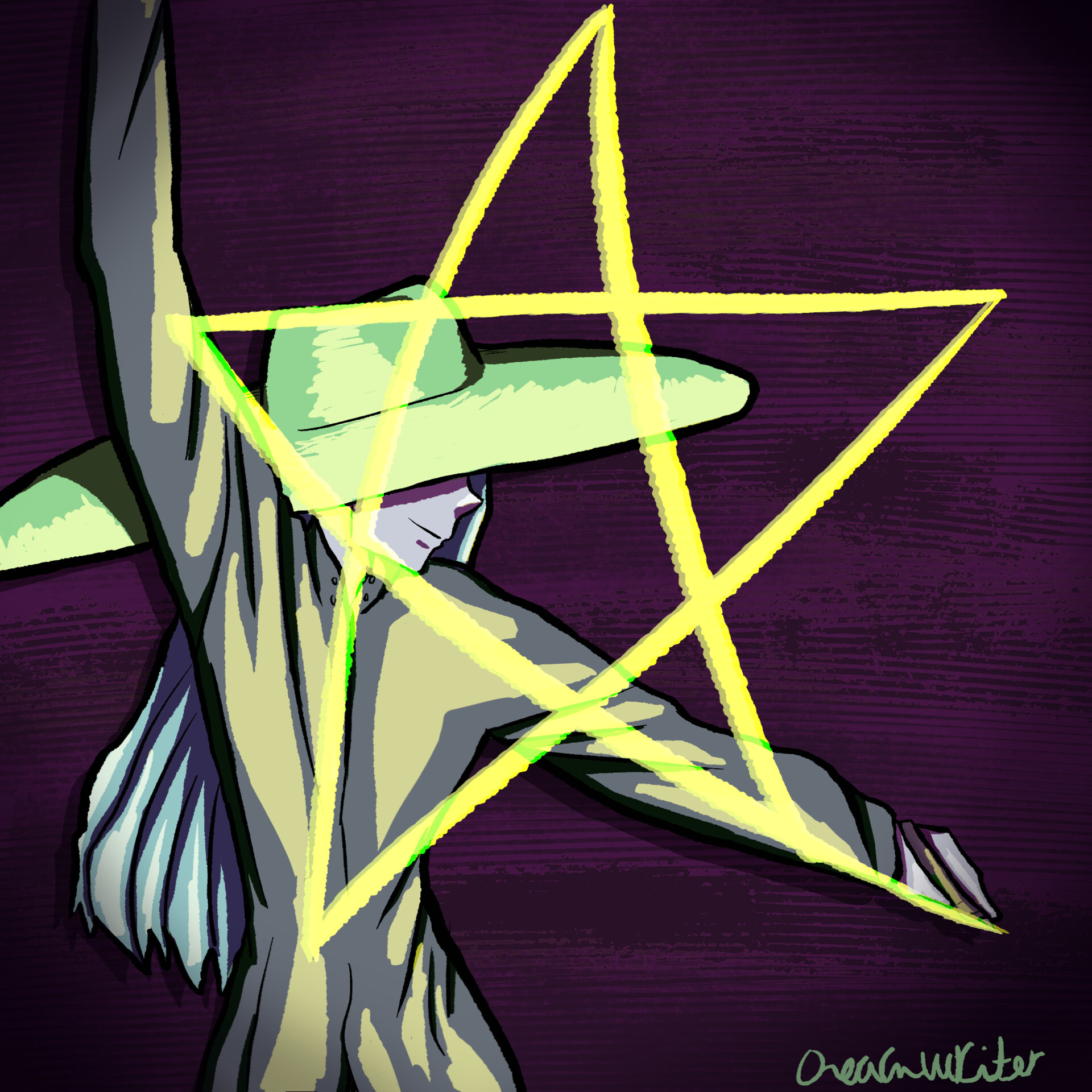 ArtStation - witch day 23 calligraphy pen