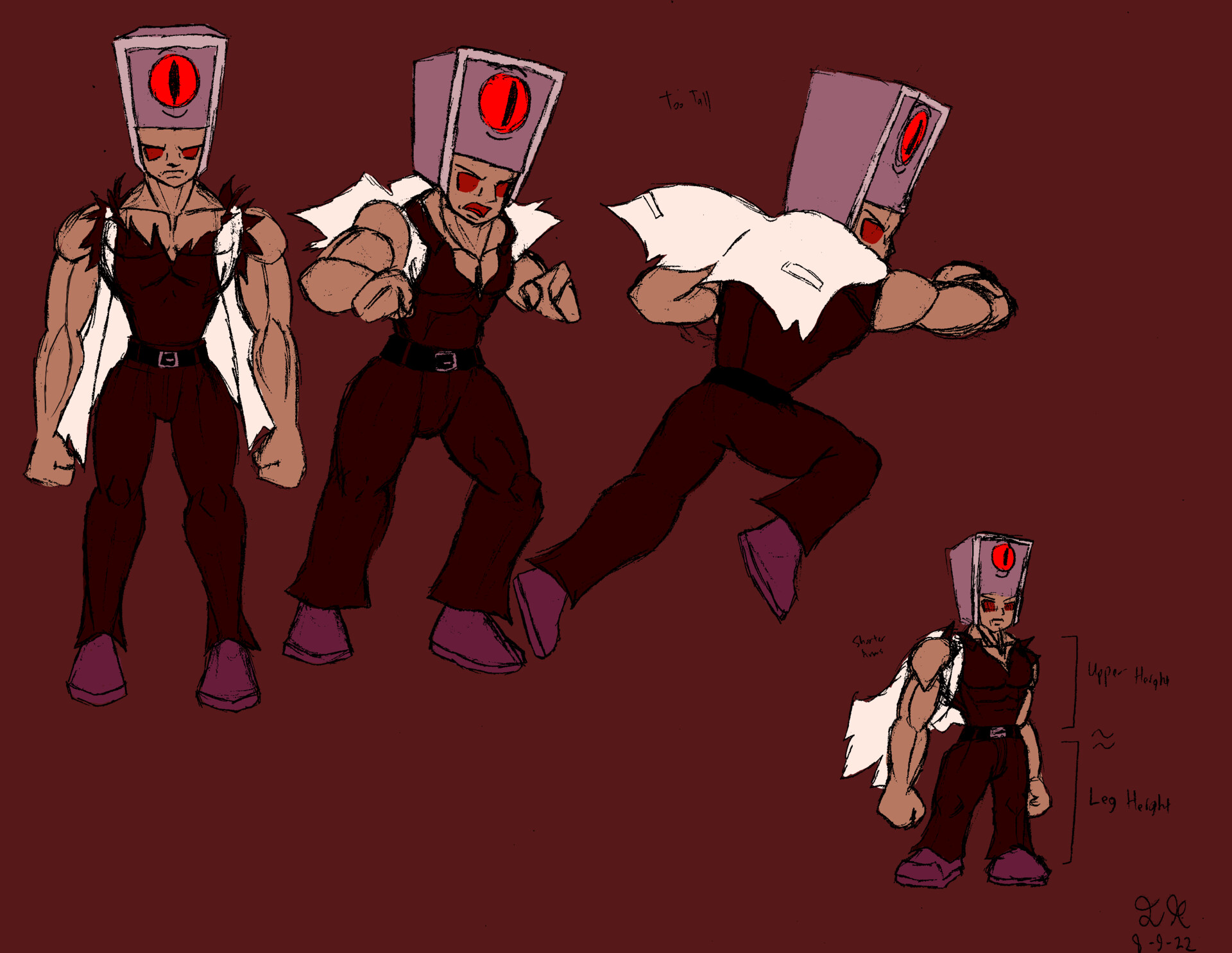 Isaiah Hull - Cave Story Battle Character Sketches