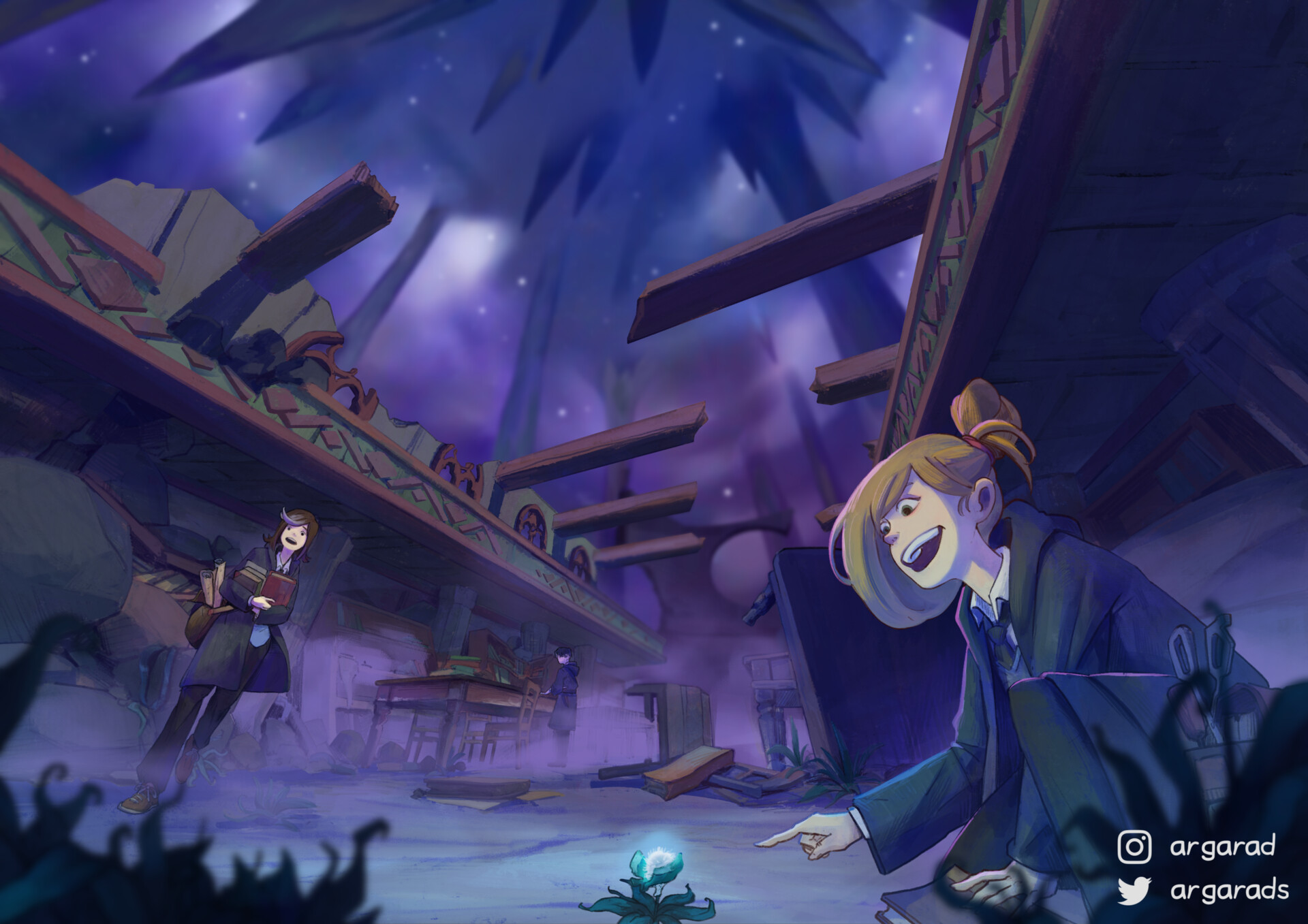 ArtStation - Underground Study Hall