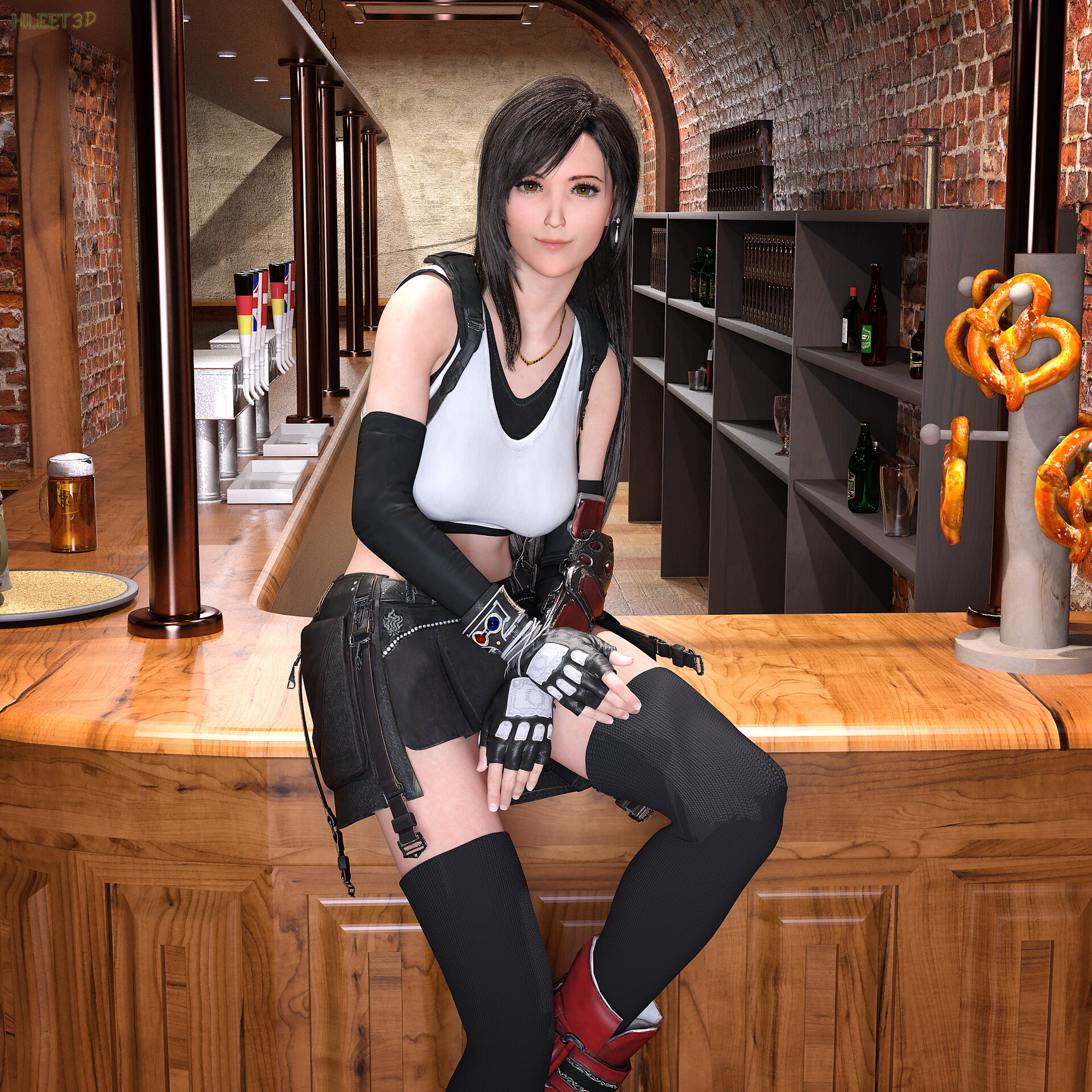 ArtStation - Sorry Tifa, I'm still struggling doing your face right