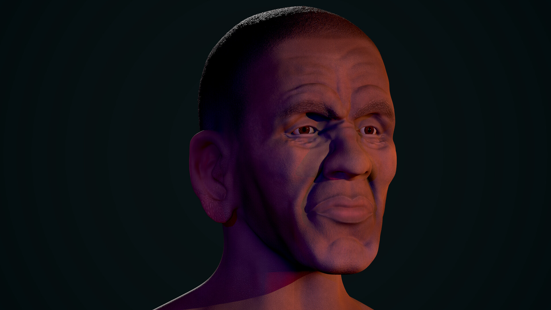 ArtStation - Realistic Man face Sculpting