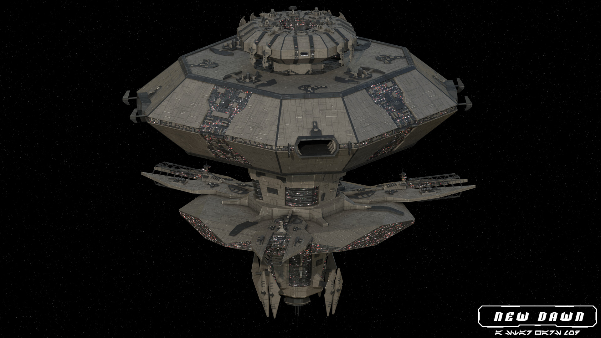 ArtStation - New Dawn Mandalorian Starbase - Starhold