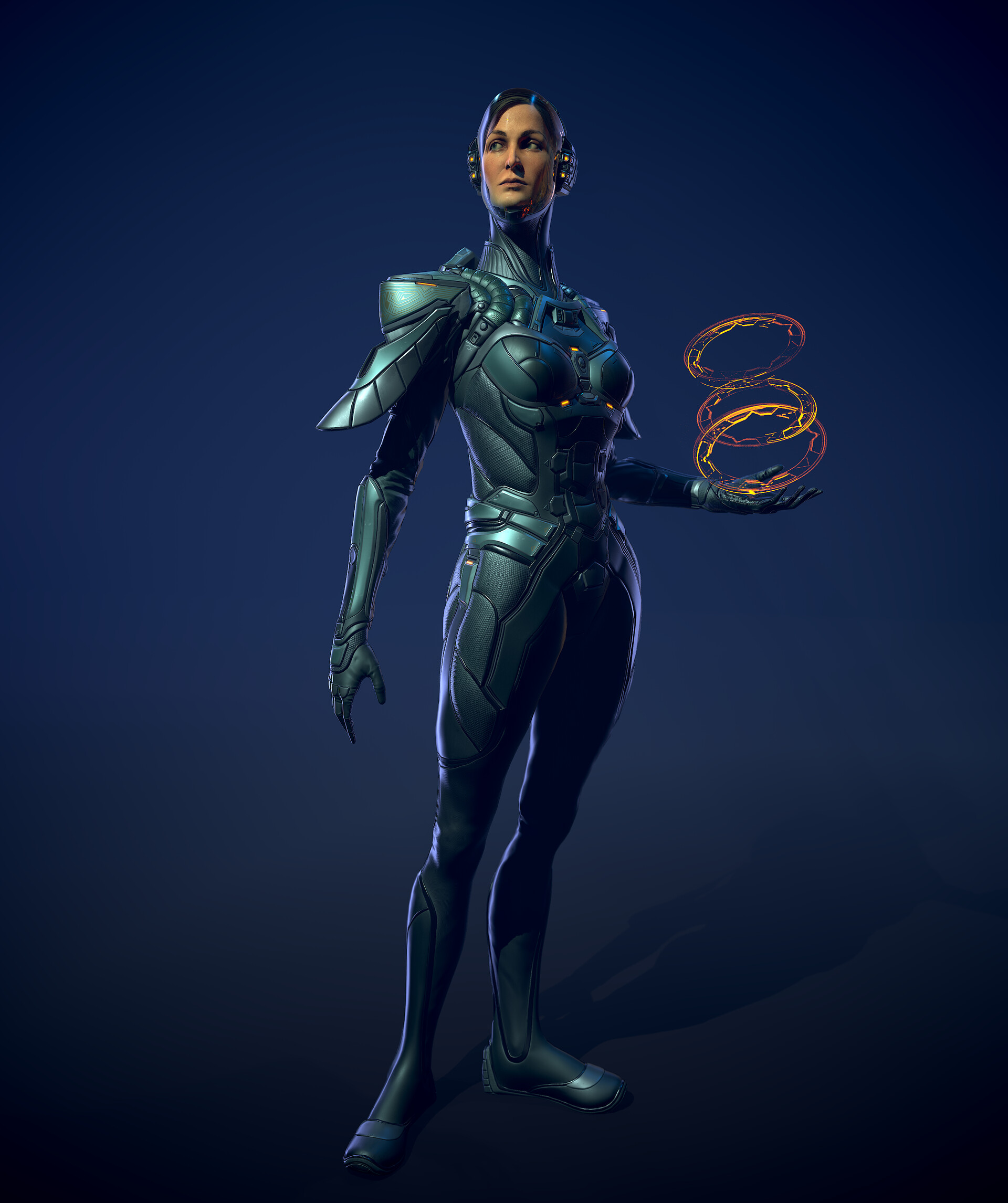 Andrey Melnikov - Spacetrooper Carrie Anne Moss