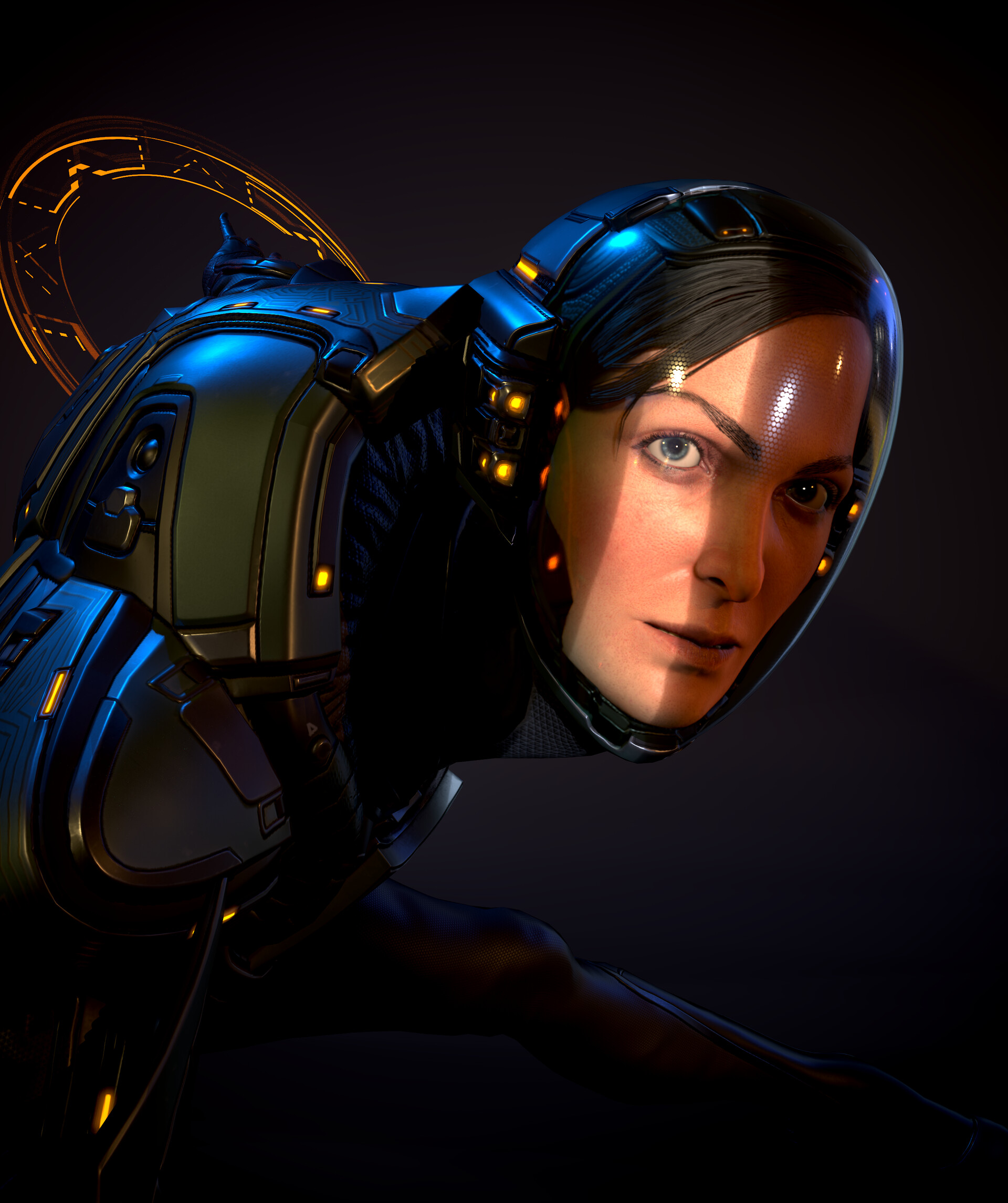 Andrey Melnikov - Spacetrooper Carrie Anne Moss