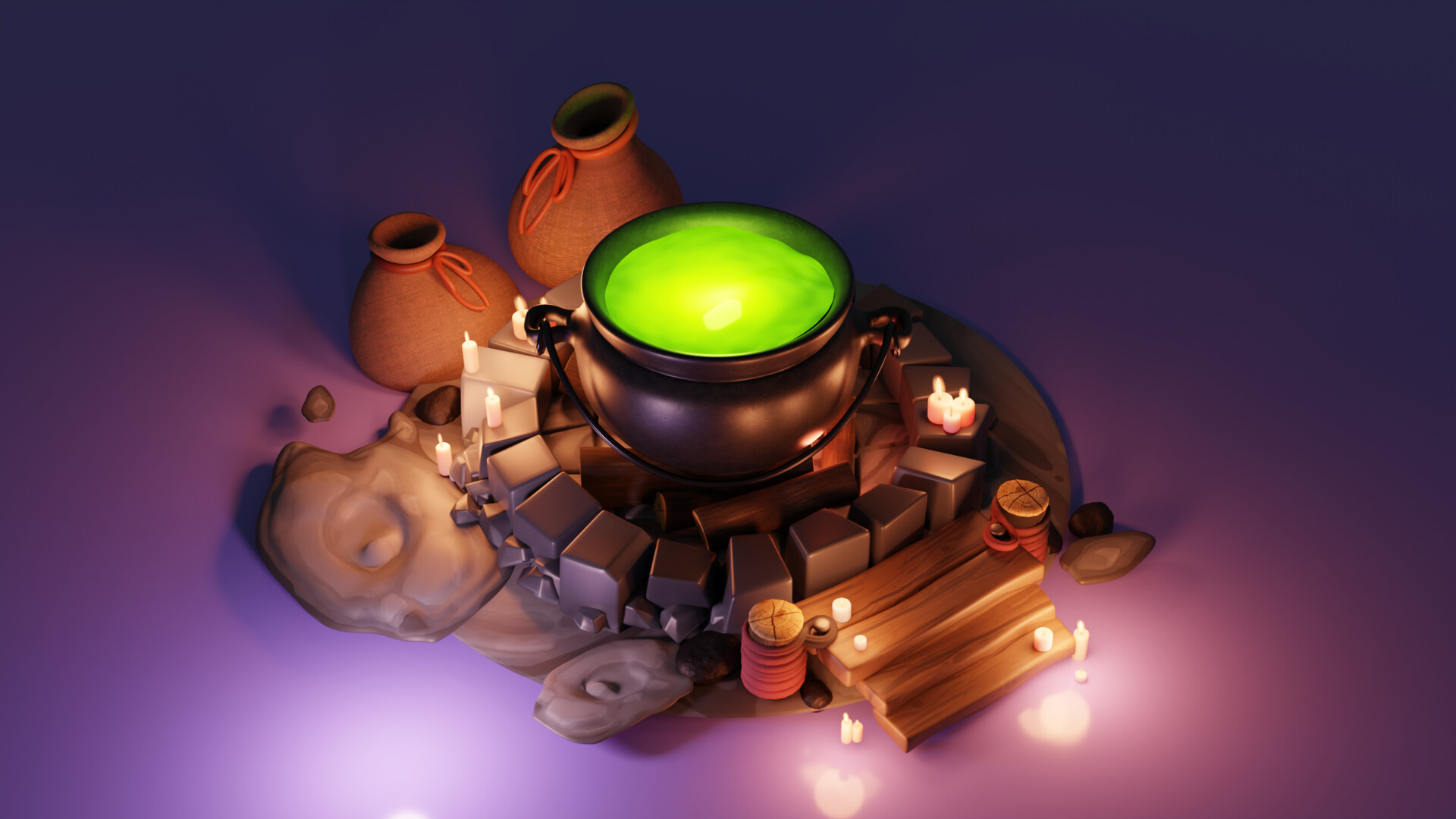 ArtStation - 【 GREEN JUICE / Cauldron