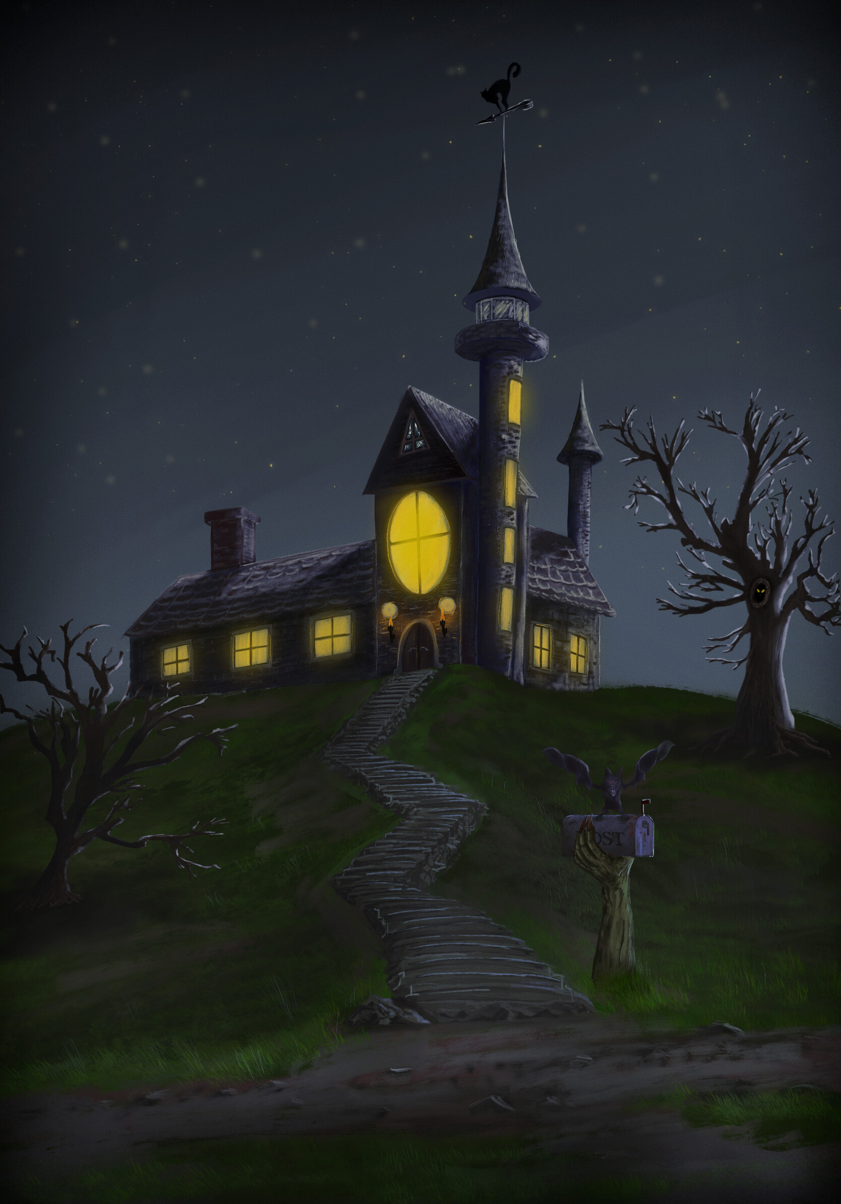 ArtStation - Mysterious witchs house