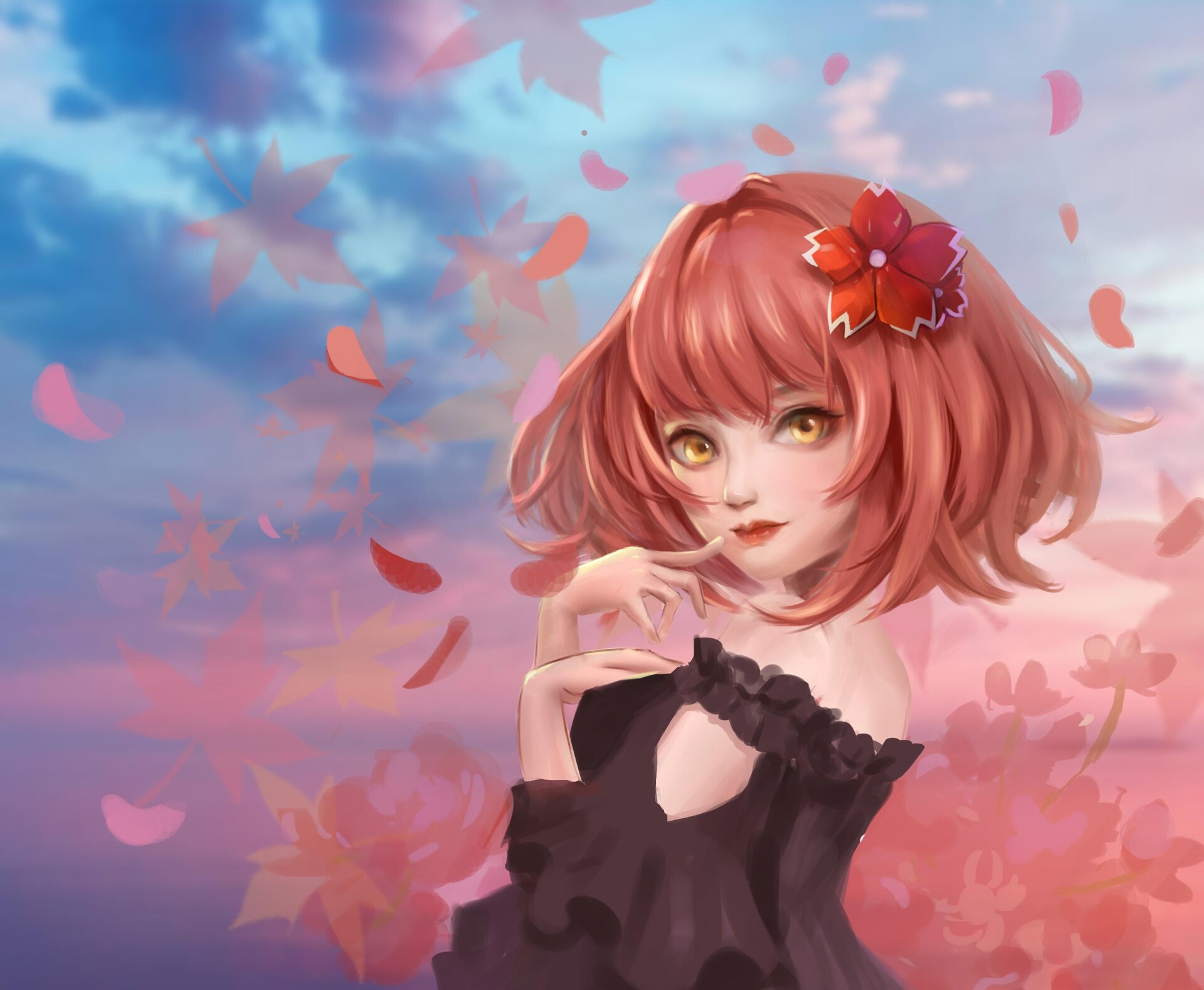 ArtStation - 粉红头发的少女