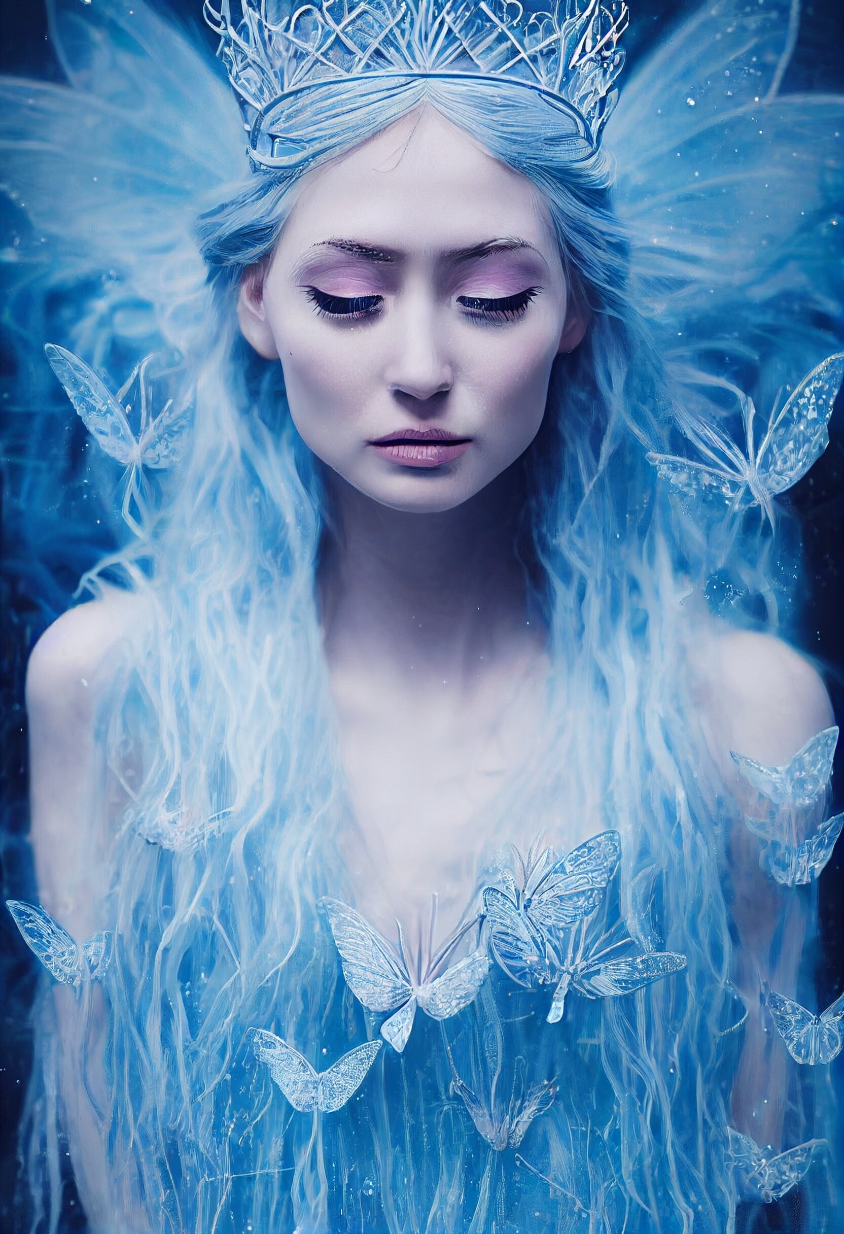 Frost Fairy Makeup