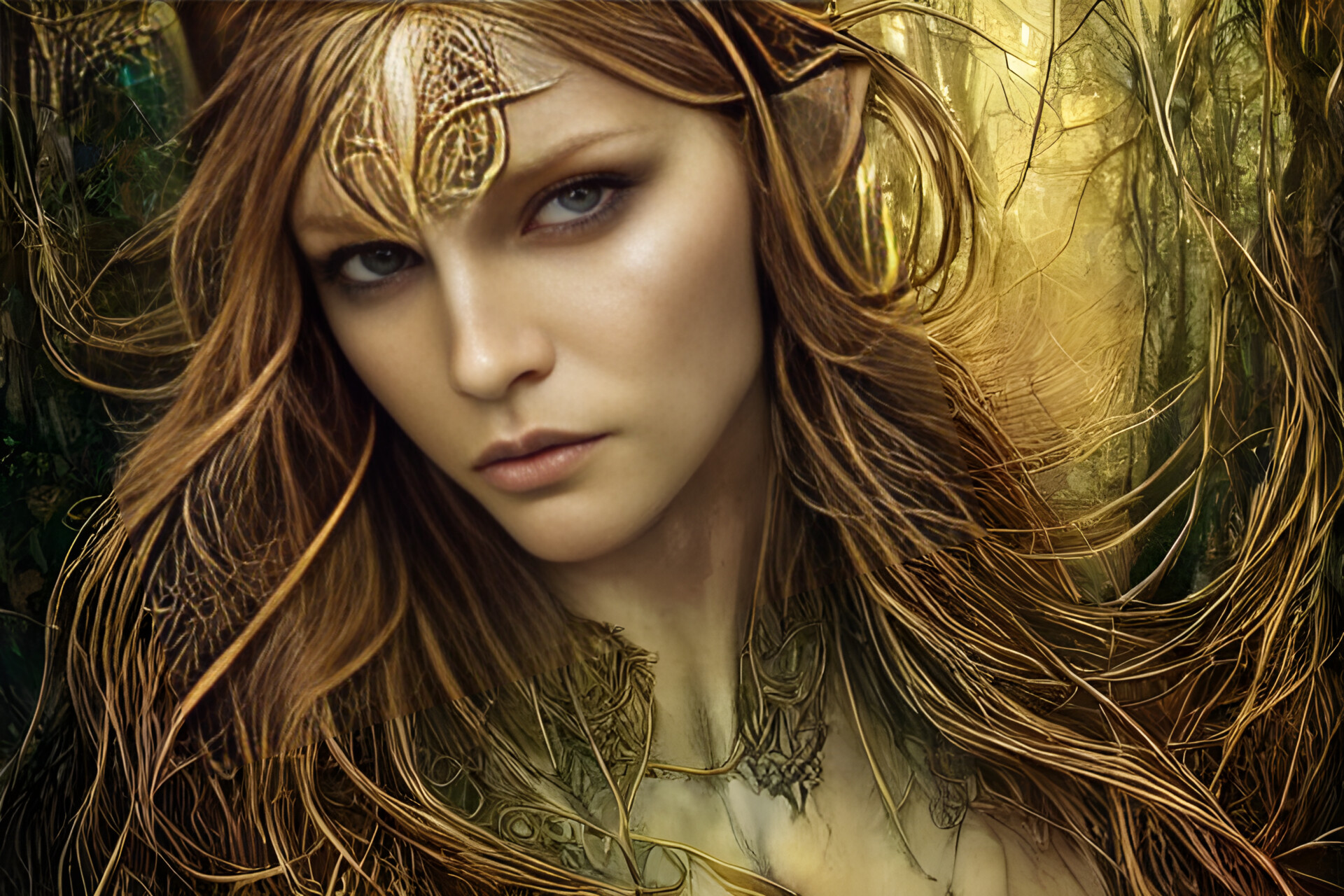 ArtStation - T'hekara Elven Godess of the Dryad