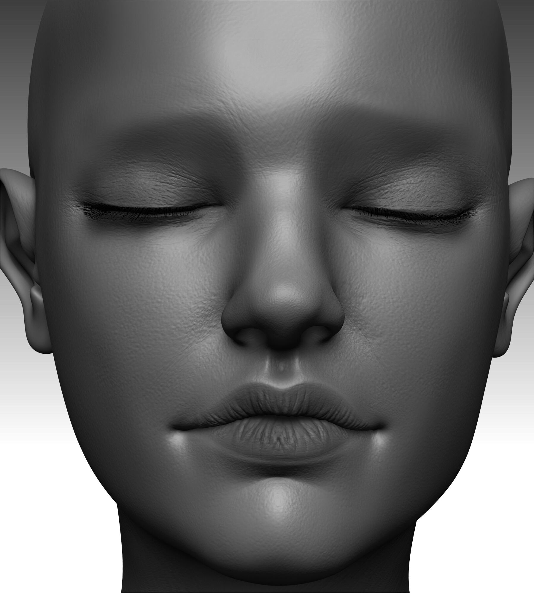 ArtStation - Detailed face of a girl