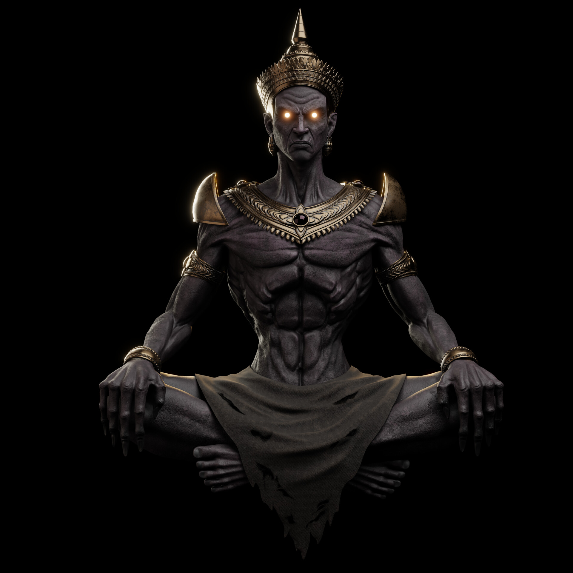 ArtStation - Khmer Ancient Ghost ( Preta 12 )