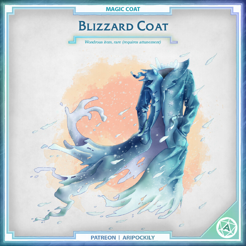 ArtStation - Blizzard Coat