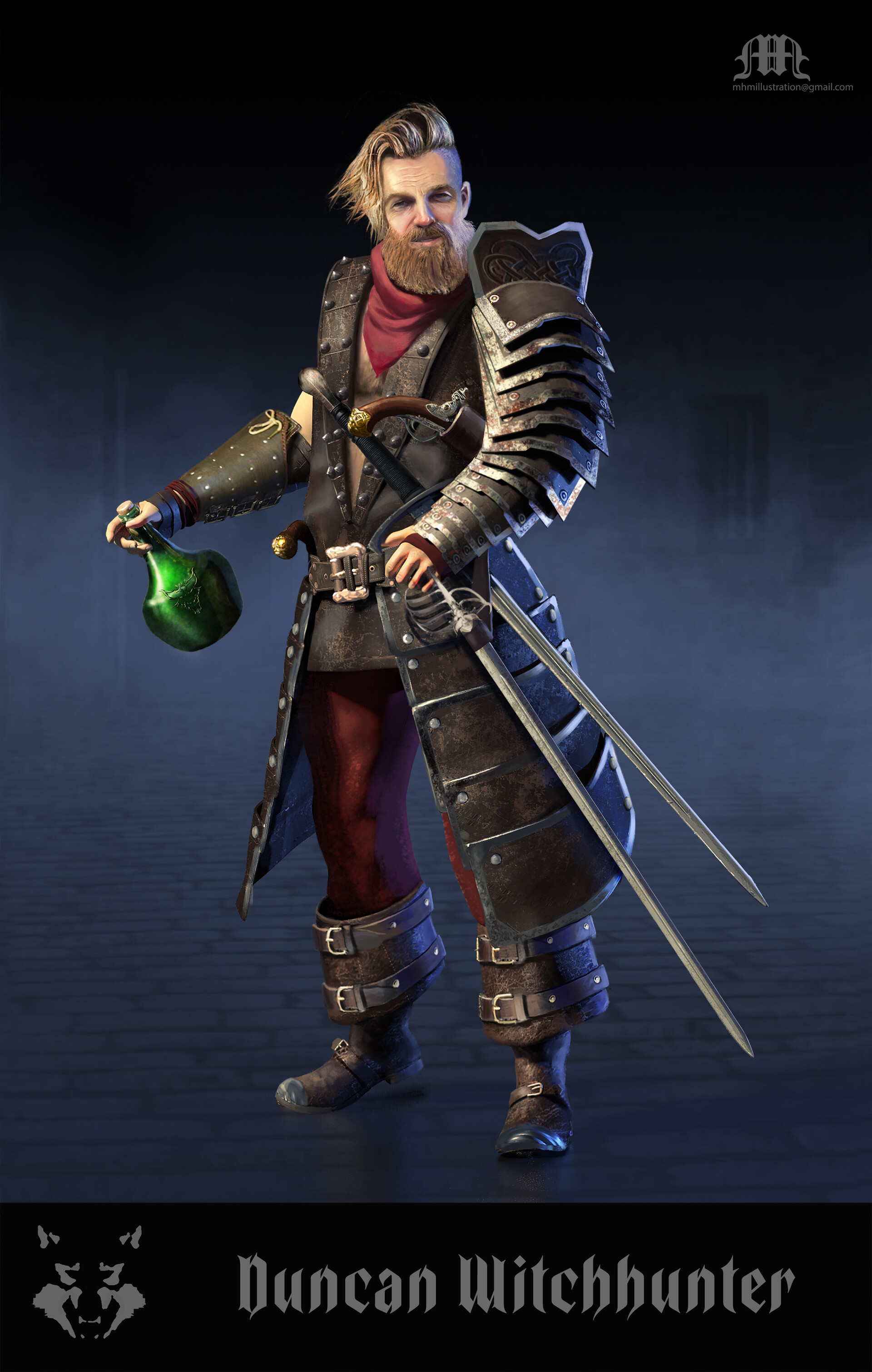 mhmillustration - Duncan the Witchhunter