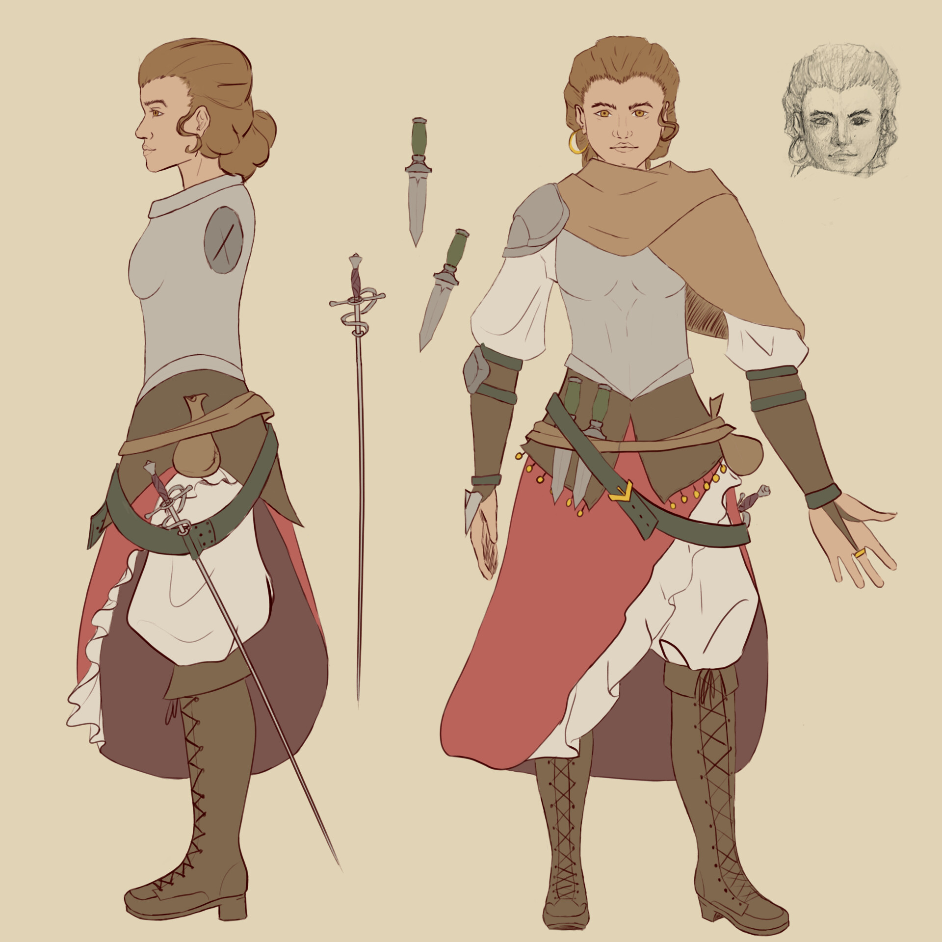 ArtStation - D&D inspired character concept