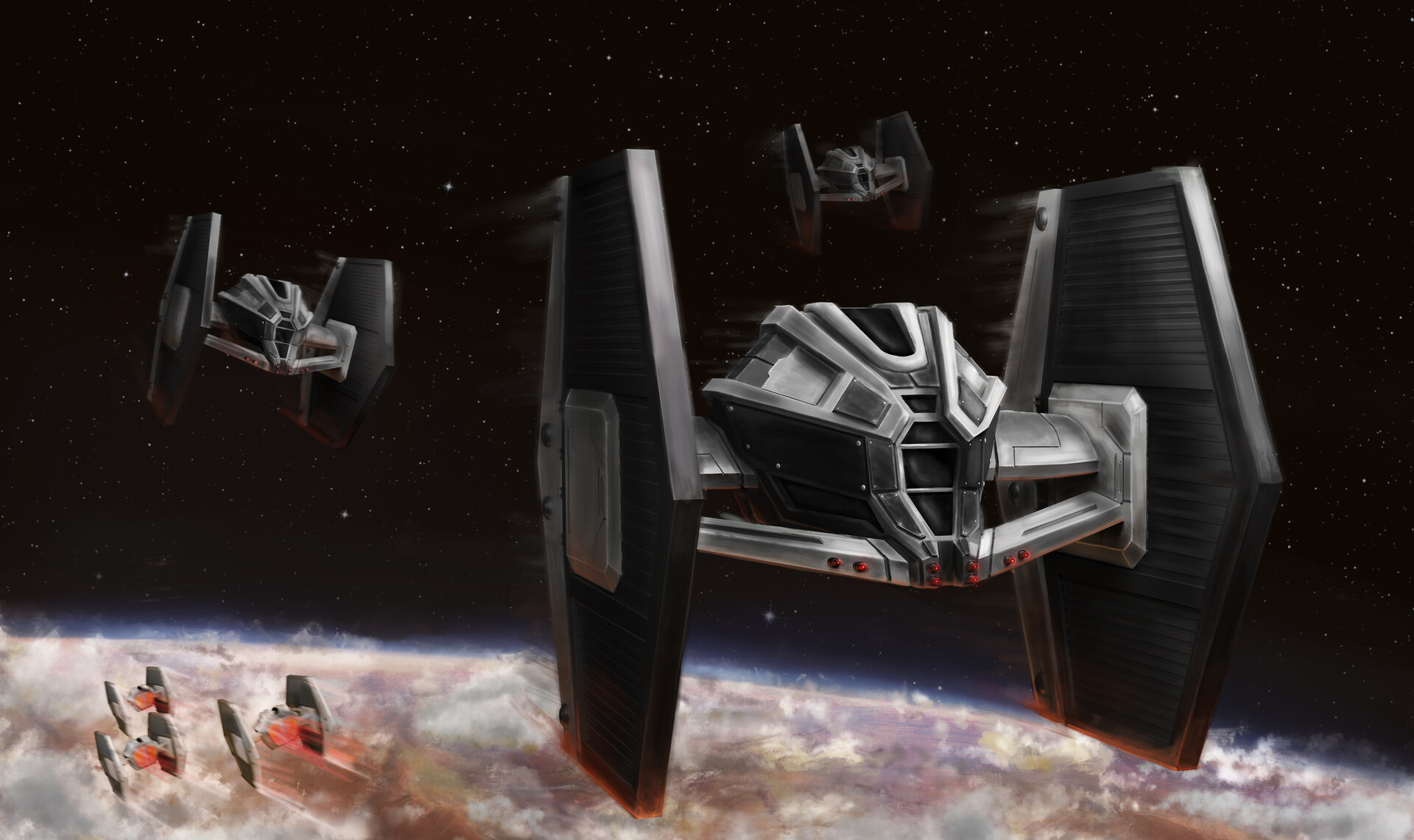 Mikołaj Świętochowski - Tie fighter concept redesign submission for ...