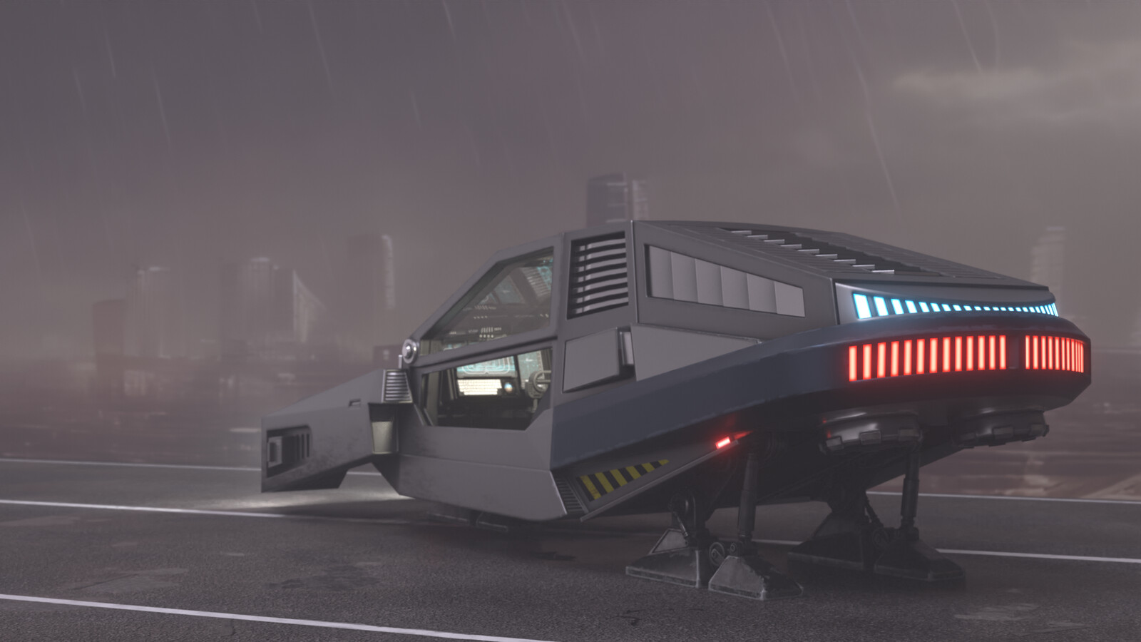 Sibience - Cyberpunk / Blade Runner Inspired Vehicle