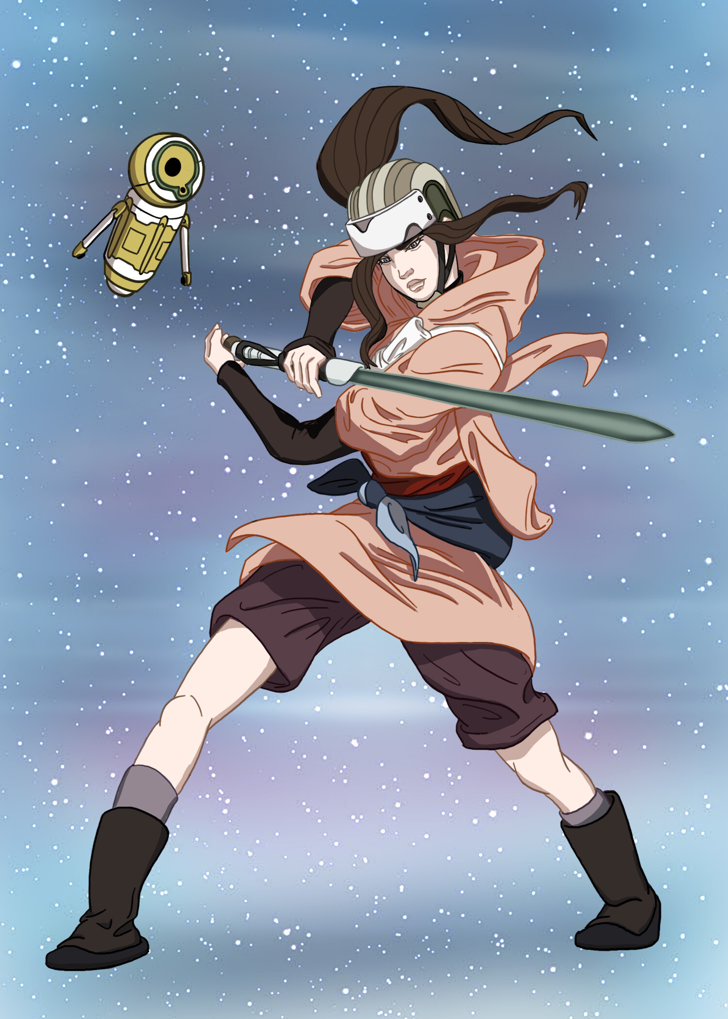 ArtStation - Kara - Star Wars Visions