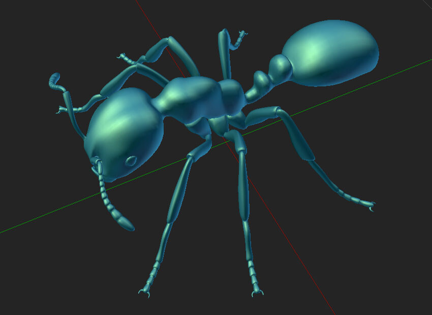 DinoReplicas - 3D Model Works - 3D Fire Ant - animated