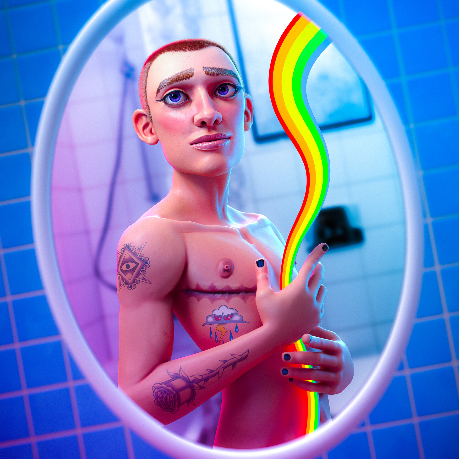 ArtStation - Trans Masc Euphoria