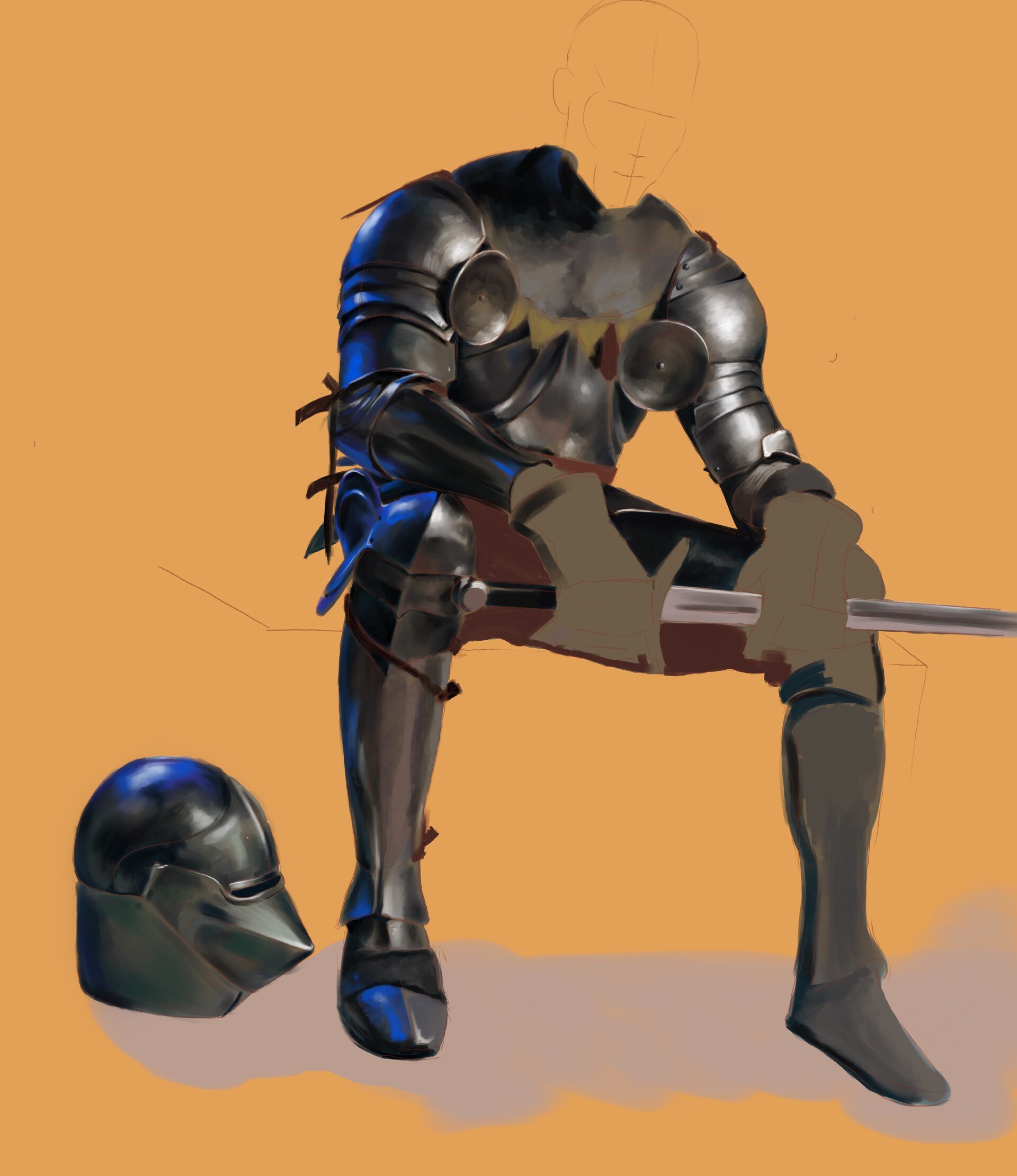 ArtStation - Knight Unfinished