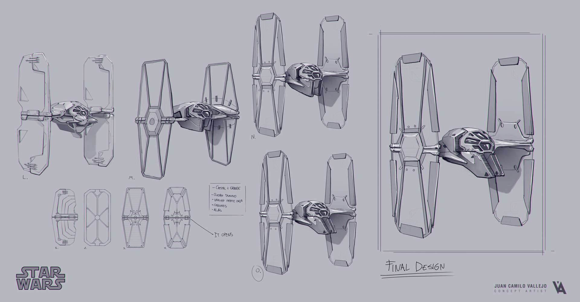 Juan Camilo Vallejo - TIE Fighter Redesign - Focal Point School