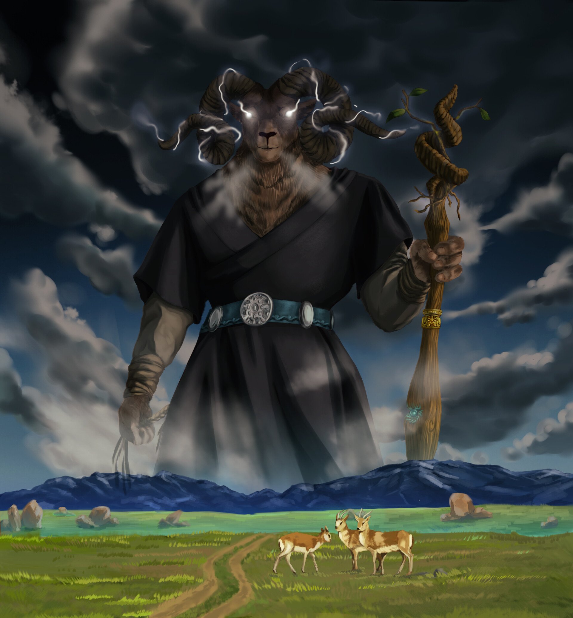 ArtStation - Choir Mountain lord