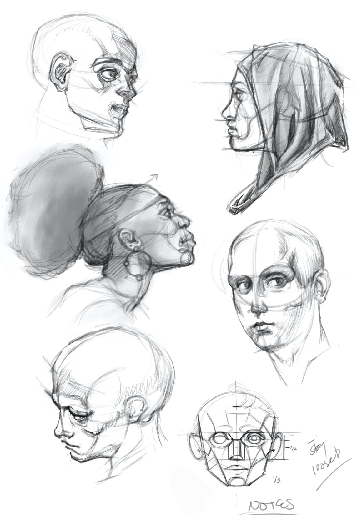 ArtStation - Study sketches