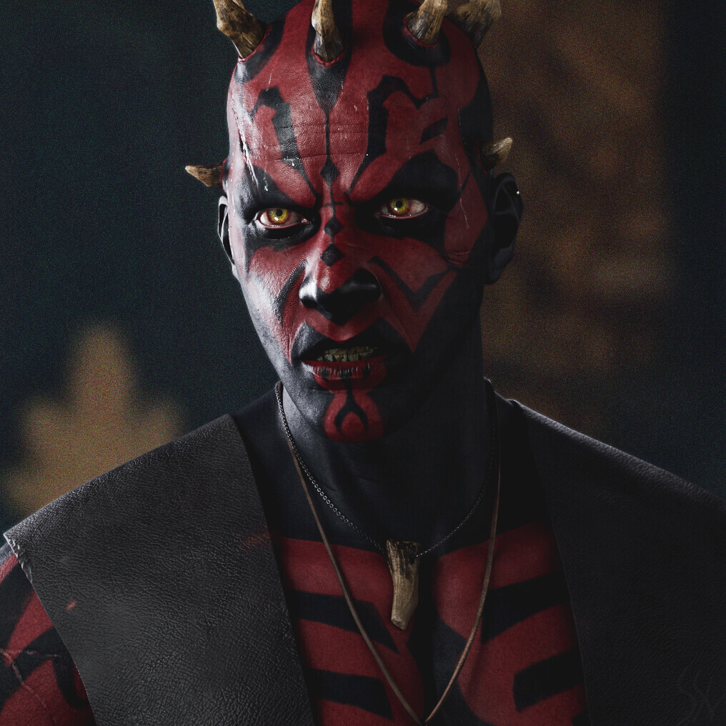 Games Artist - Darth Maul - Character Breakdown - Sébastien Evrard