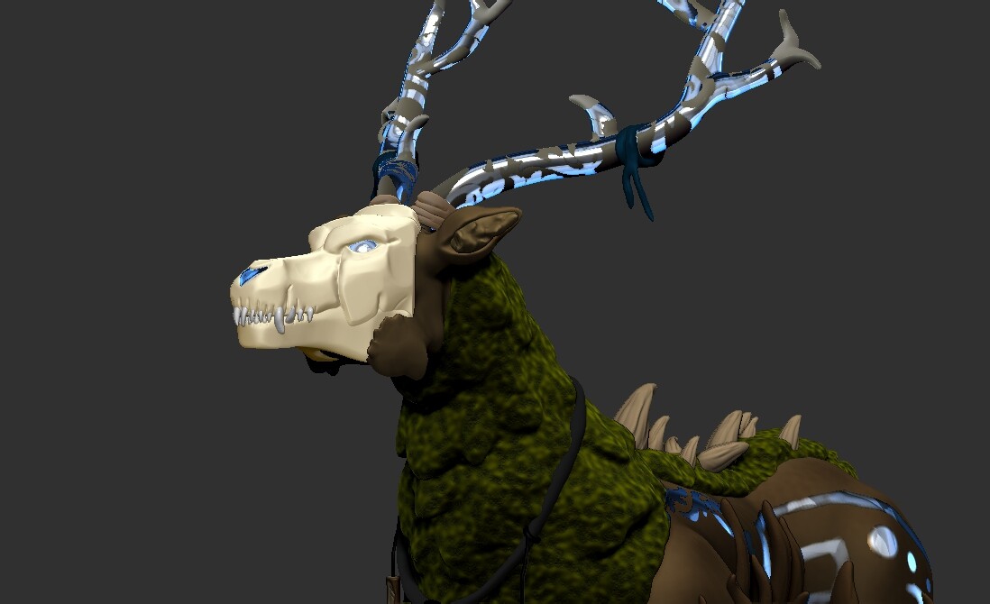 ArtStation - Forest Deer