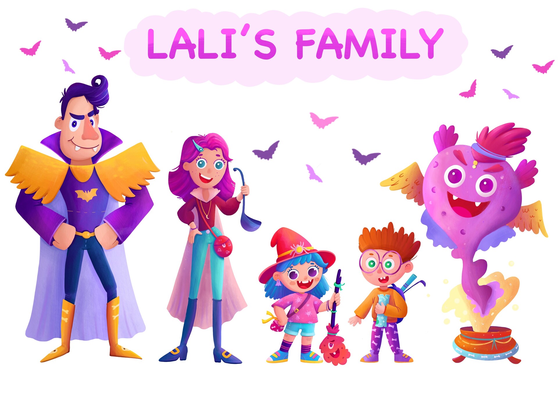 ArtStation - LALY AND HER FAMILY