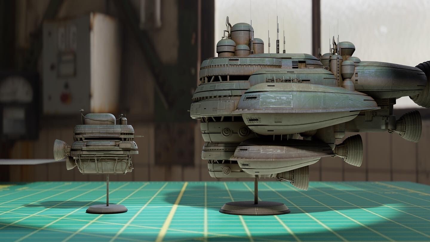 ArtStation - Floaters - “physical” models.