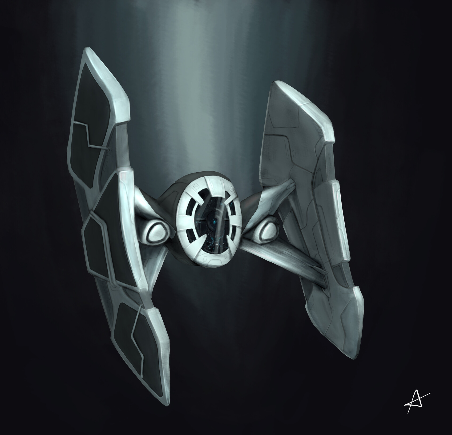 ArtStation - TIE Fighter redesign