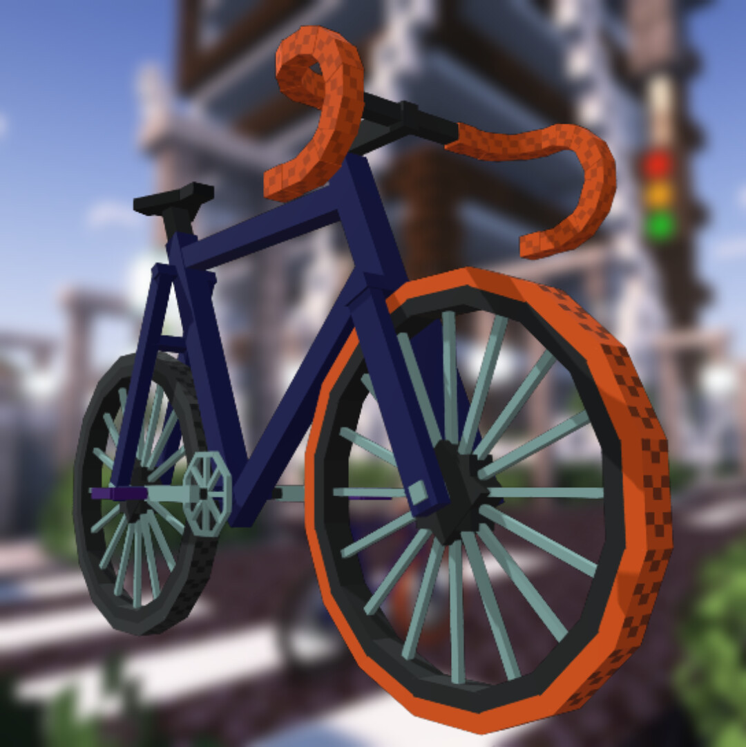 ArtStation - My Bicycle in Minecraft - SteelMaster