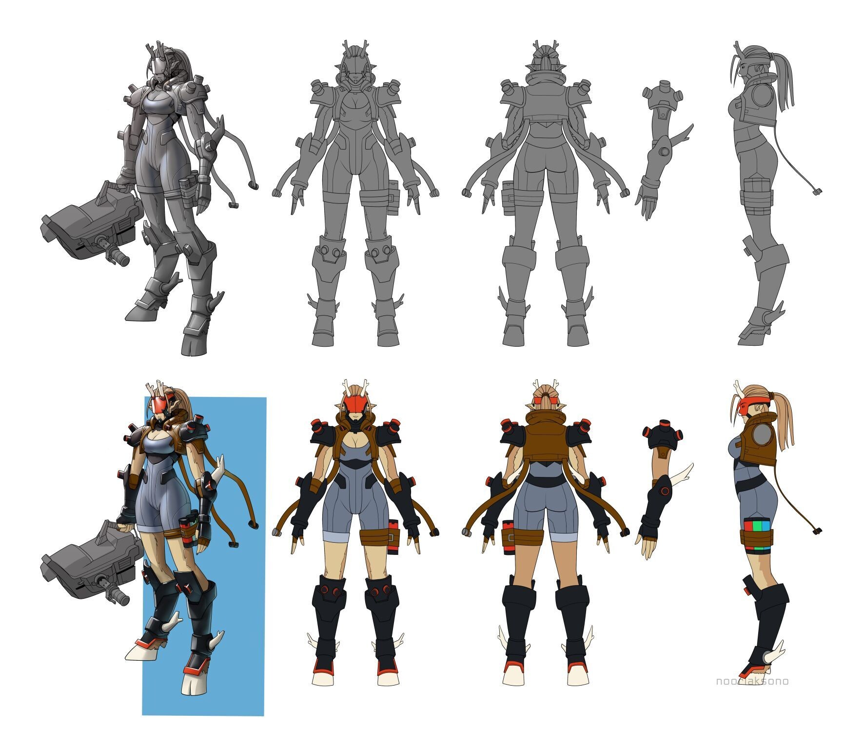 ArtStation - Character Design Sheet